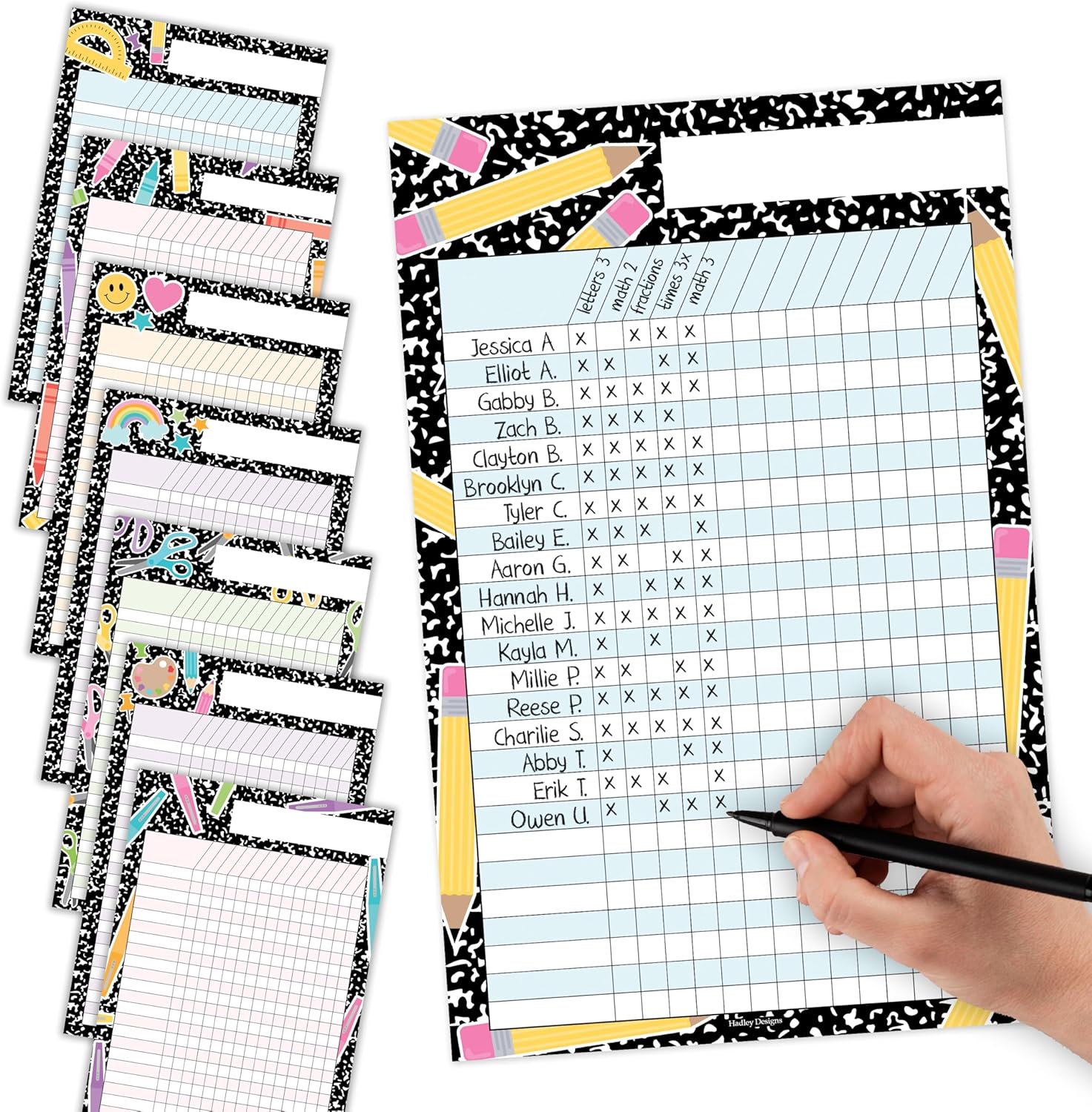 Amazon.com : Attendance Chart for Classroom Management - 8 Incentive ...