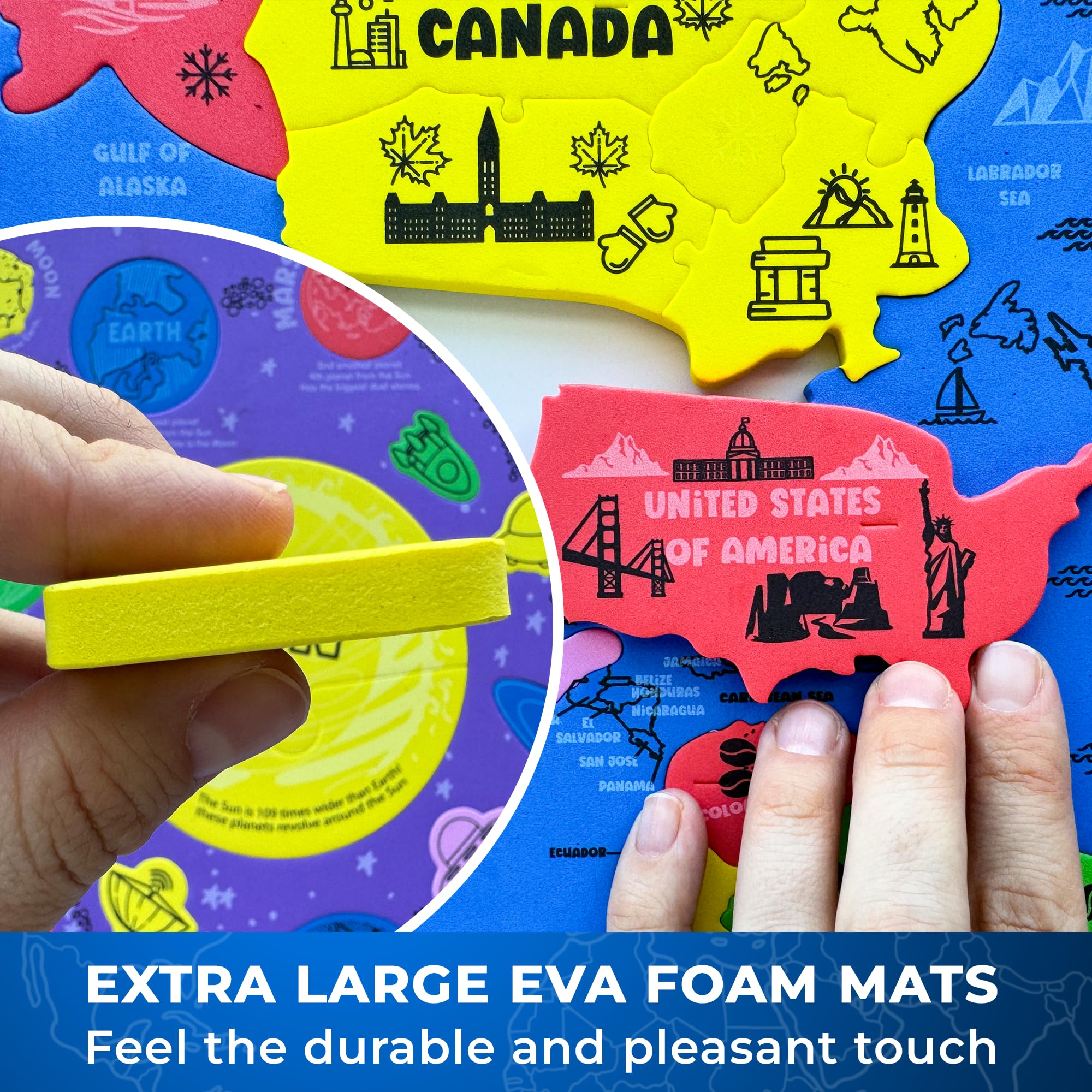 Snapklik.com : QUOKKA Foam Puzzles For Kids Ages 5-7 - Educational ...