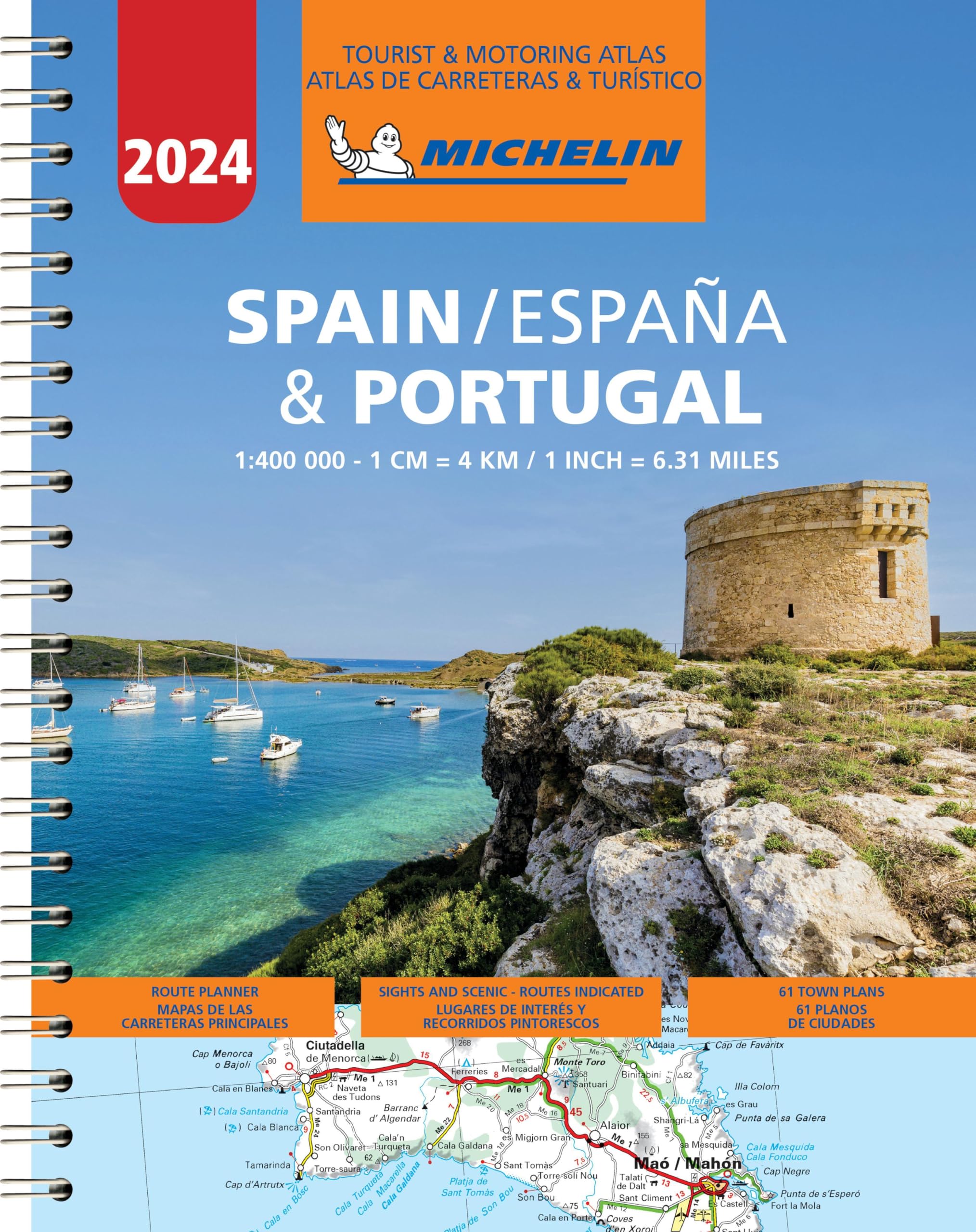 Michelin Spain & Portugal Road Atlas 2024: Map (Atlas (Michelin ...
