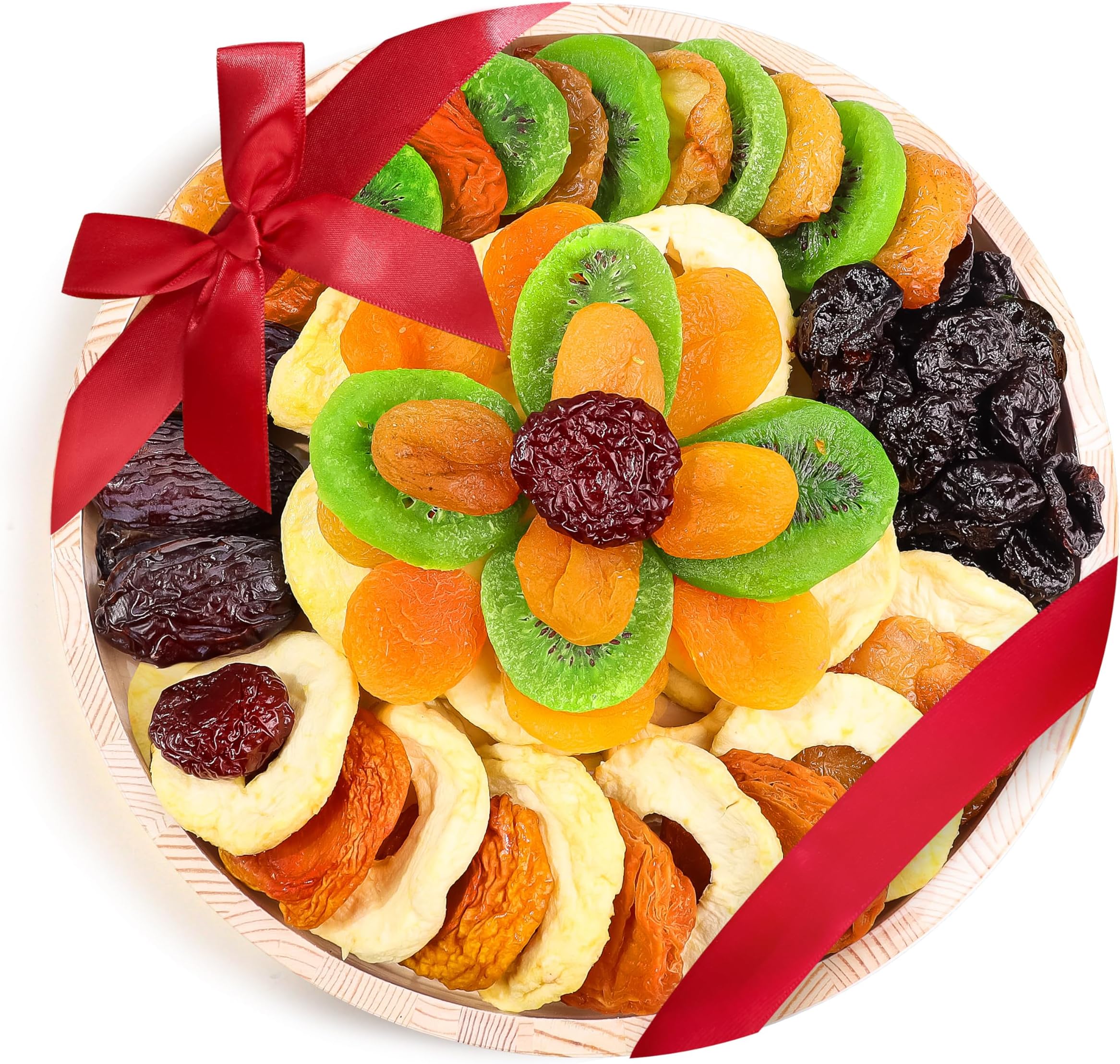 Amazon.com : Dried Fruit Gift Basket - 9 Sectional - Tropical ...