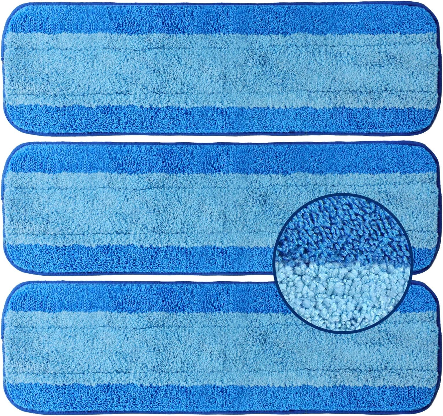 Amazon.com: ZHAYAO 3 Pack Microfiber Cleaning Pads for Bona Mop ...