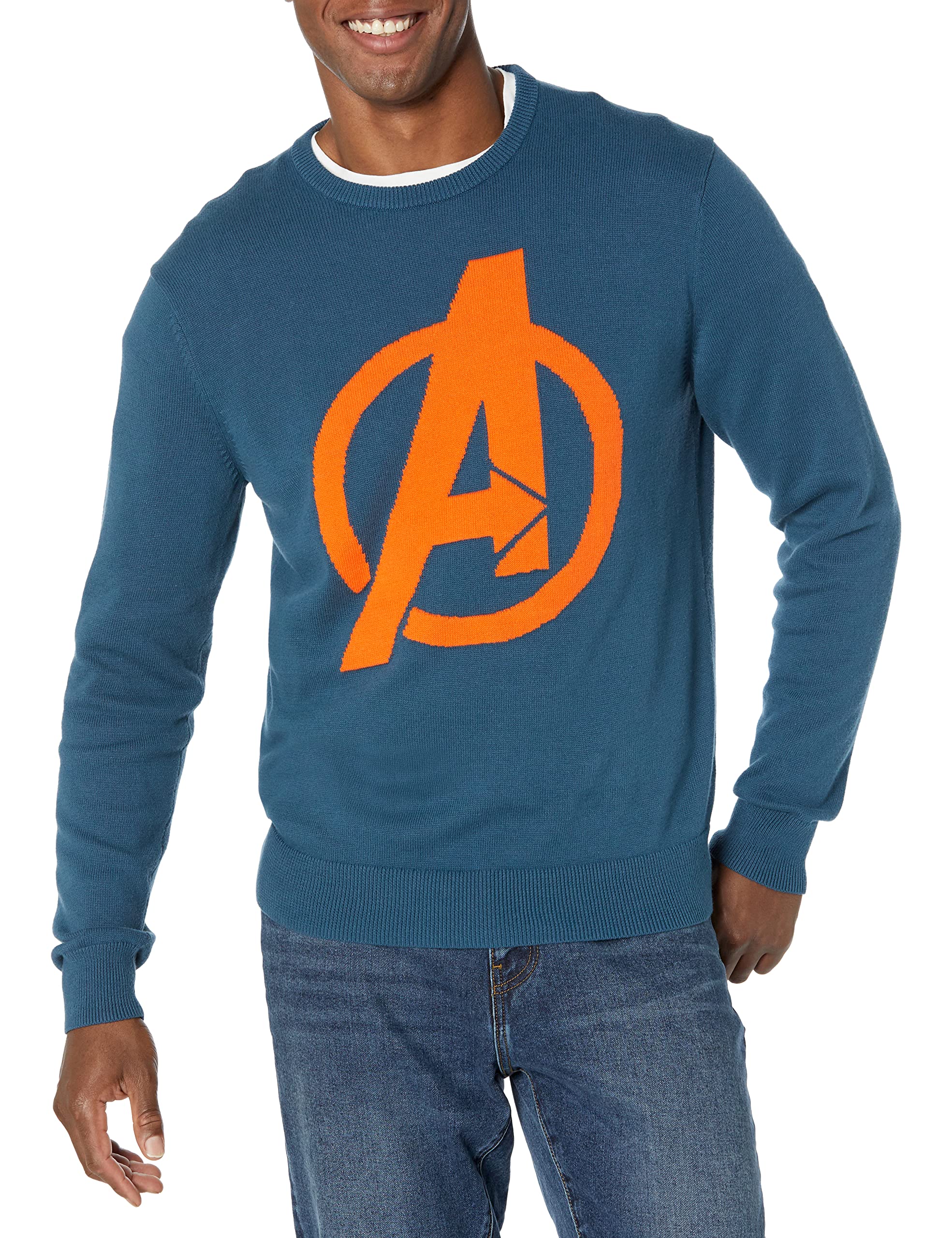 Amazon Essentials Disney | Marvel | Star Wars Men's Crew Sweaters : Amazon.co.uk: Fashion