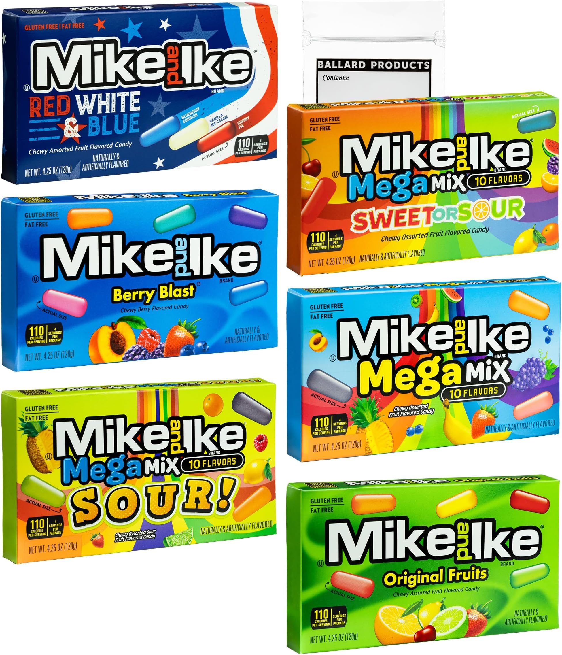 Amazon.com: Mike and Ike Movie Theater Chewy Candy Variety - Old ...