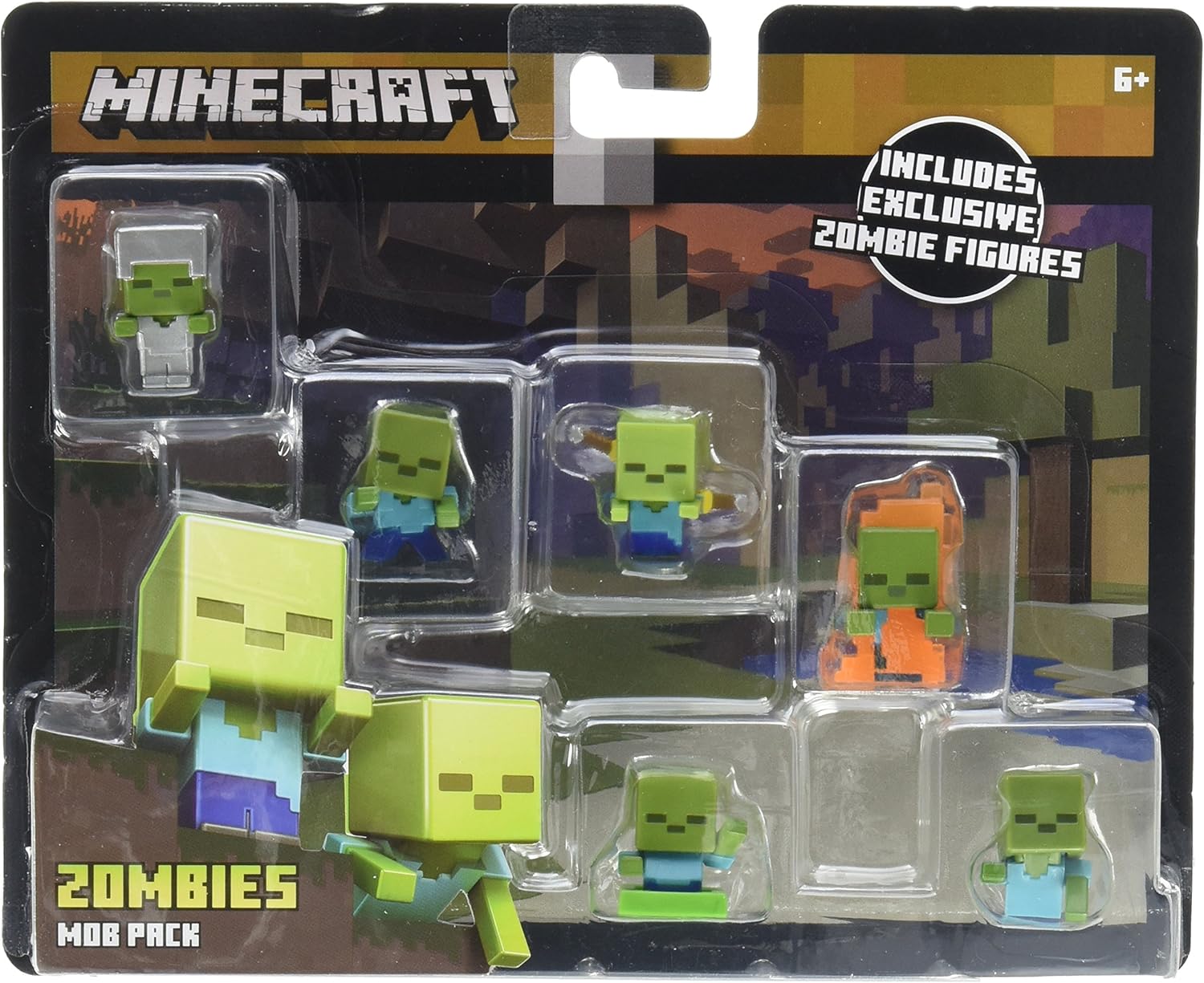 Amazon.com: Mattel Minecraft Mini Figure Mob Packs : Toys & Games
