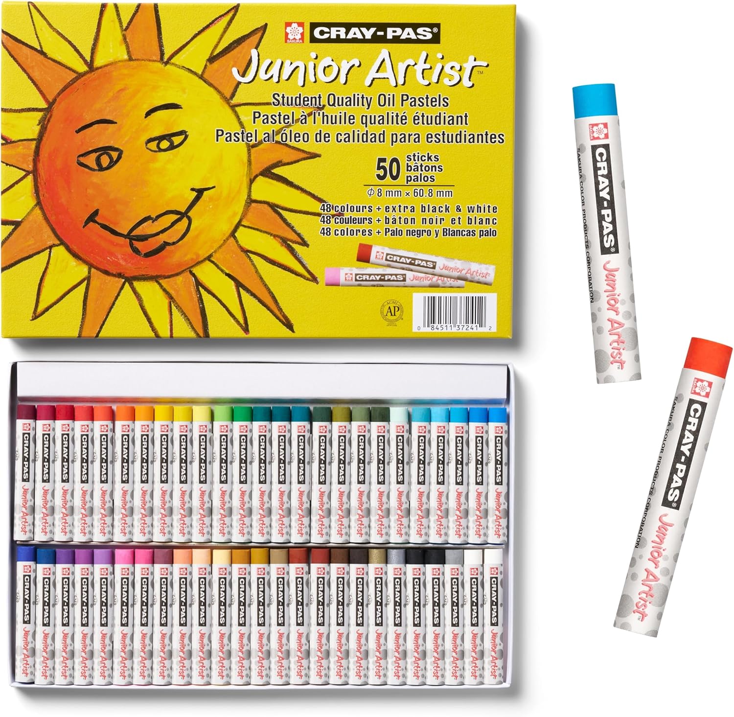 Sakura Cray-Pas Junior Artist Oil Pastel Set - Soft Oil Pastels for ...