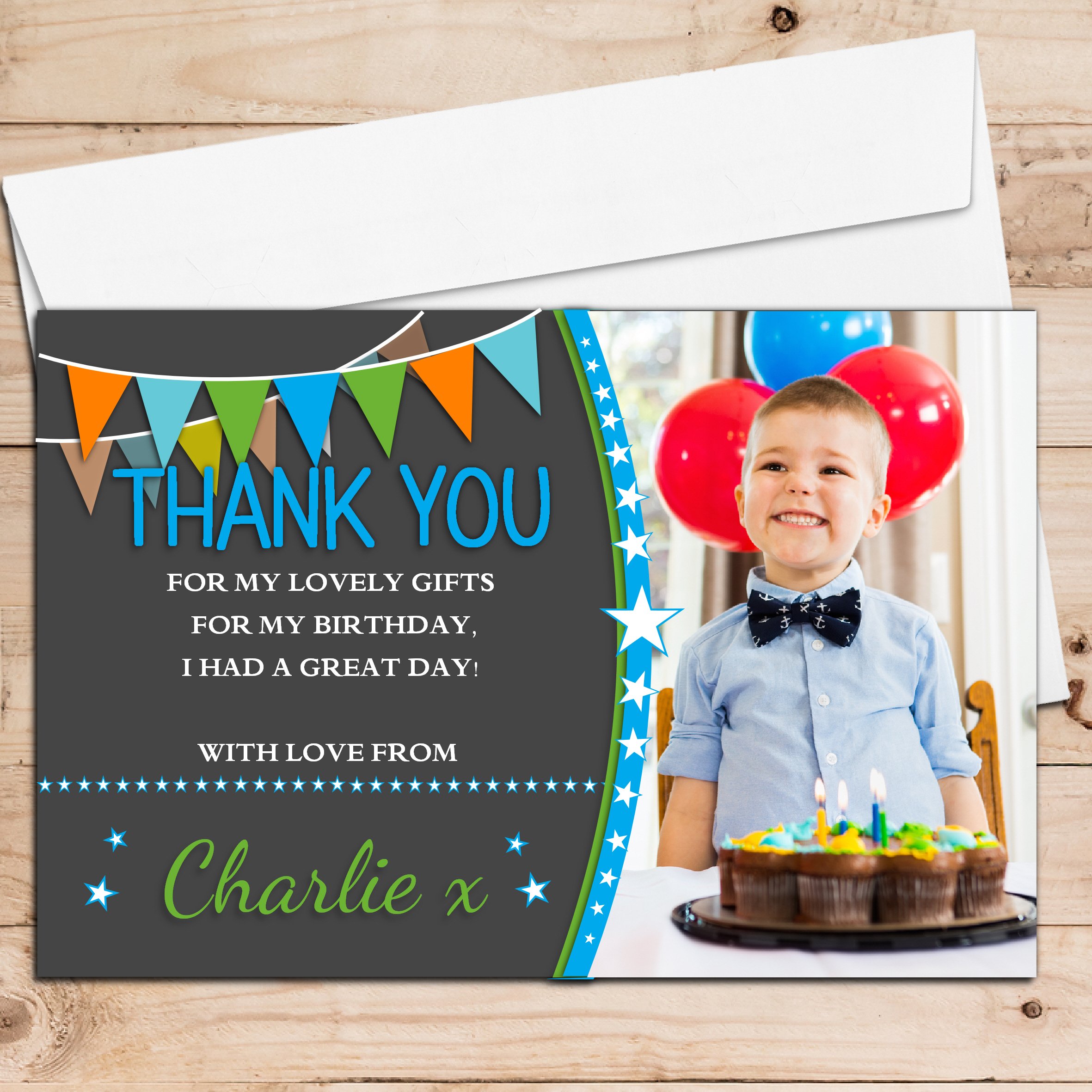 Boy Birthday Thank You Cards Cinco De Mayo Fiesta Party Thank You Card