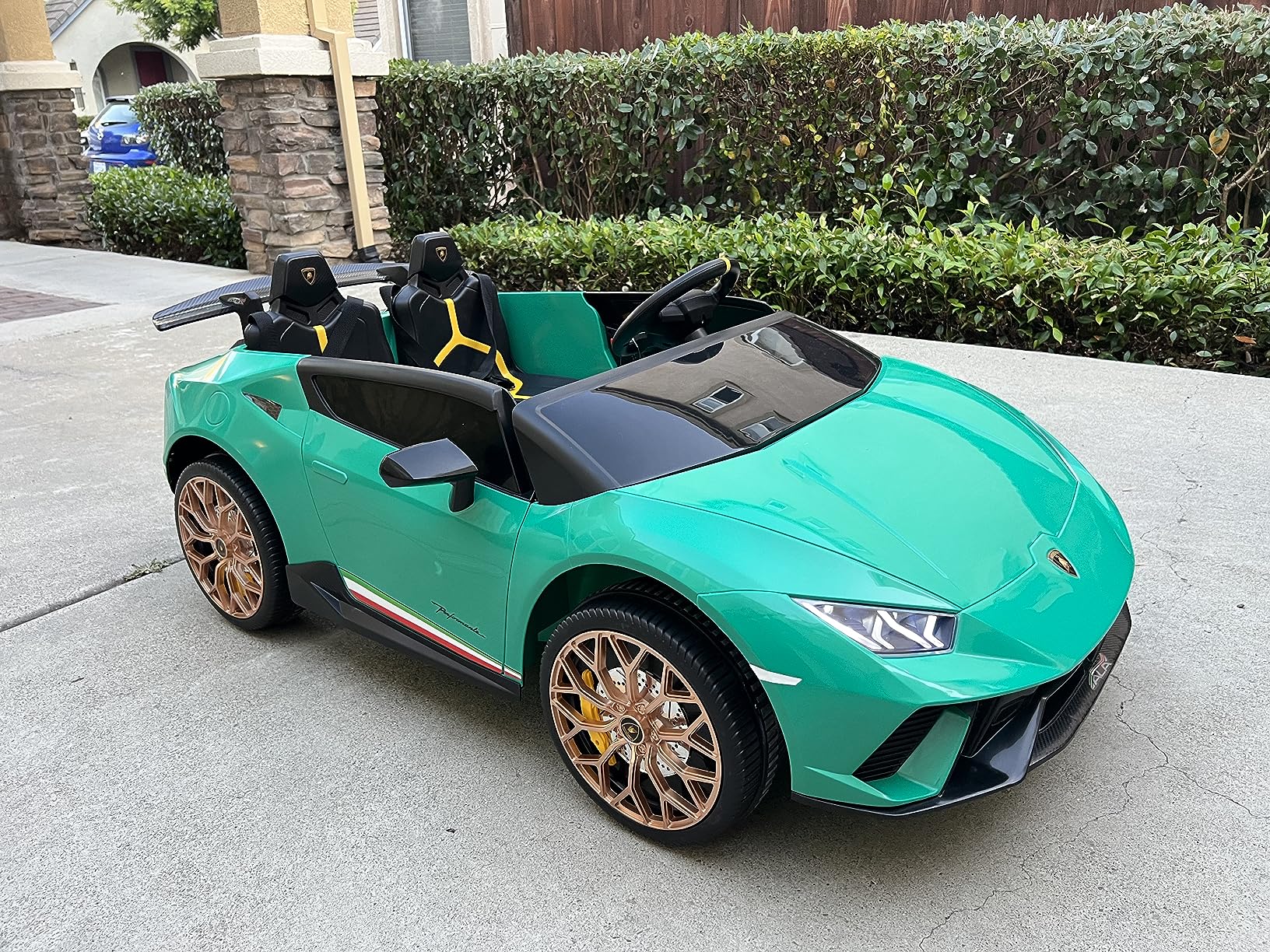$11/mo - Finance ELEMARA 2 Seater Ride on Car, XL Lamborghini Car for ...