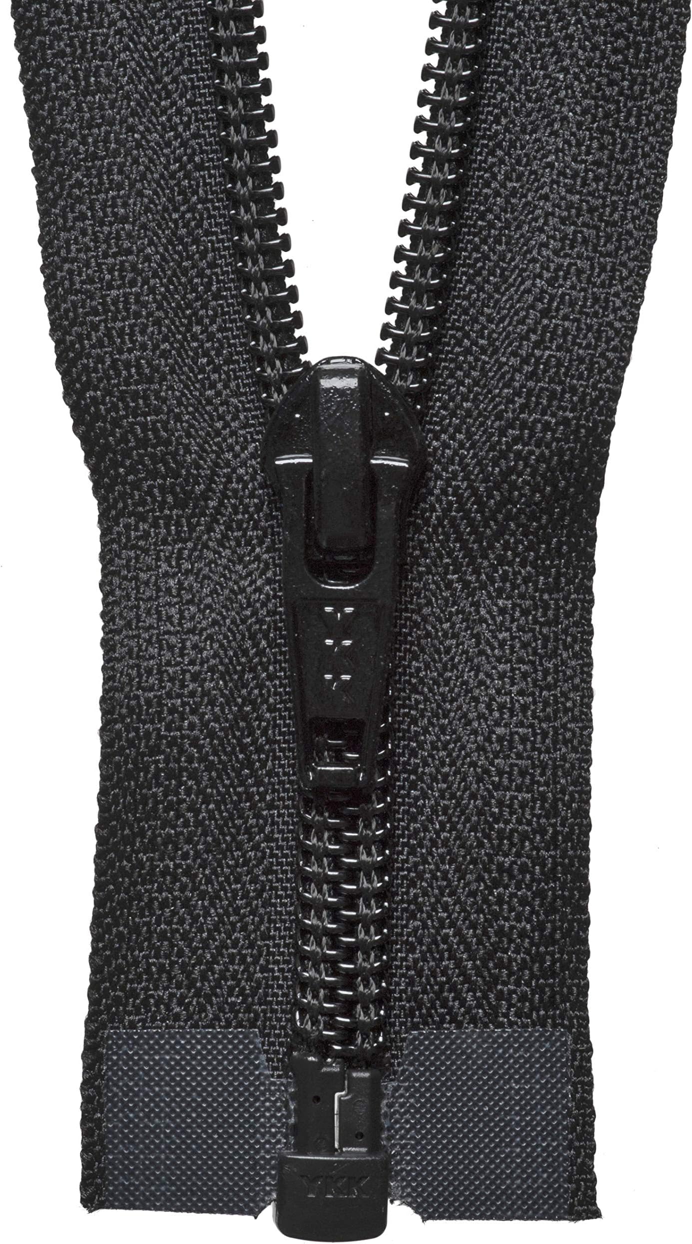 Black No. 5 Lightweight Nylon Open Ended Zip (28"/71cm) : Amazon.co.uk ...