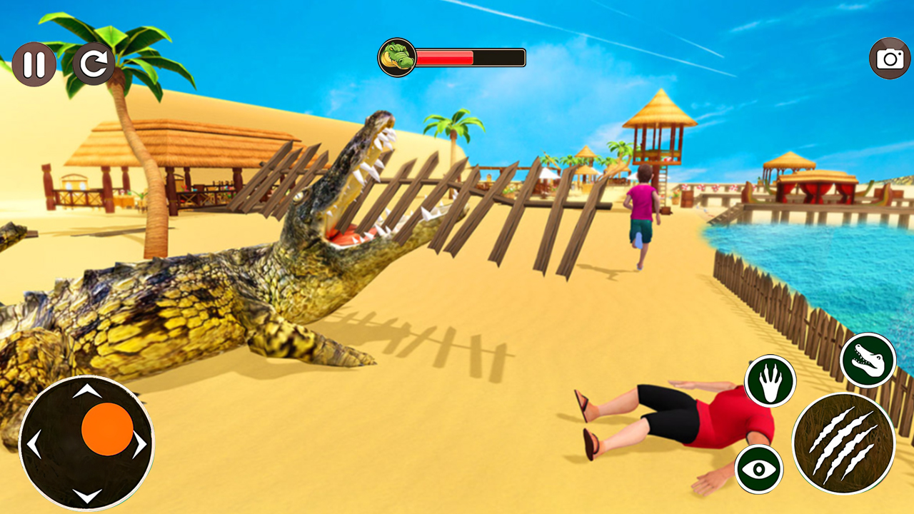 Clash Of Crocodiles Simulator 2024: Hungry Crocodile Games - App on the ...