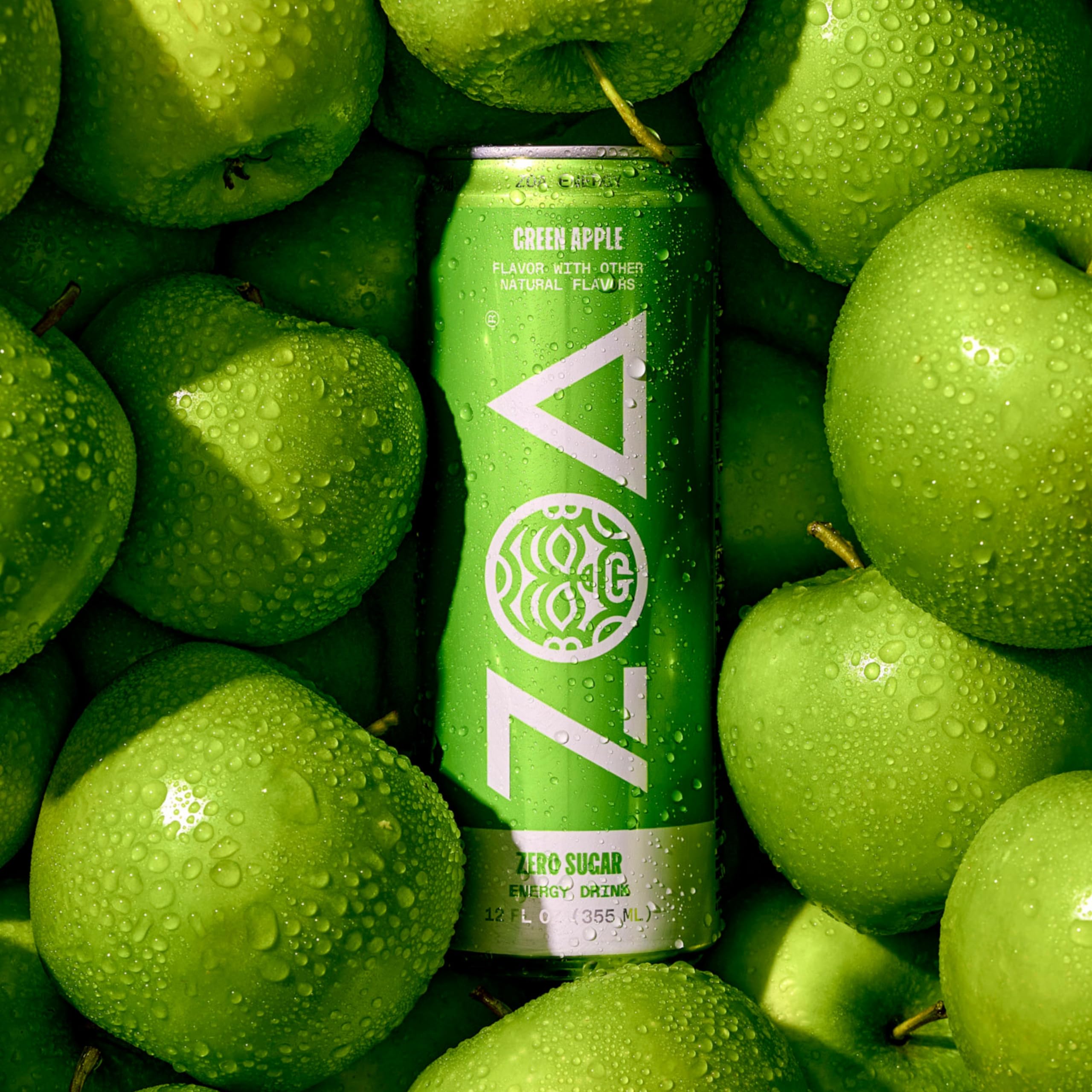 Snapklik.com : ZOA GREEN APPLE Sugar Free, Low Calorie Energy Drinks ...