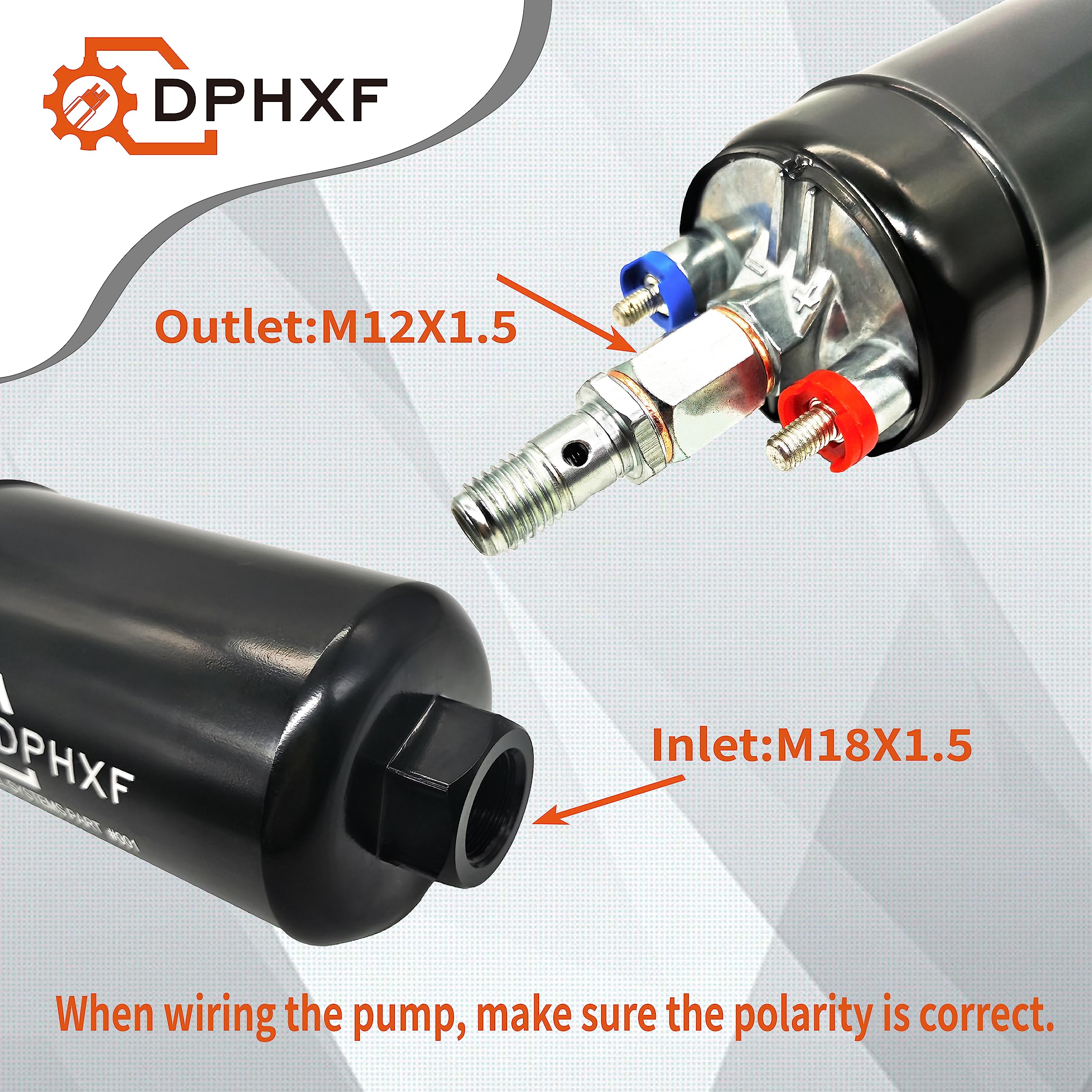 Snapklik.com : External Inline Gasoline/diesel Fuel Pump Electric 300LPH High Flow 12V Universal