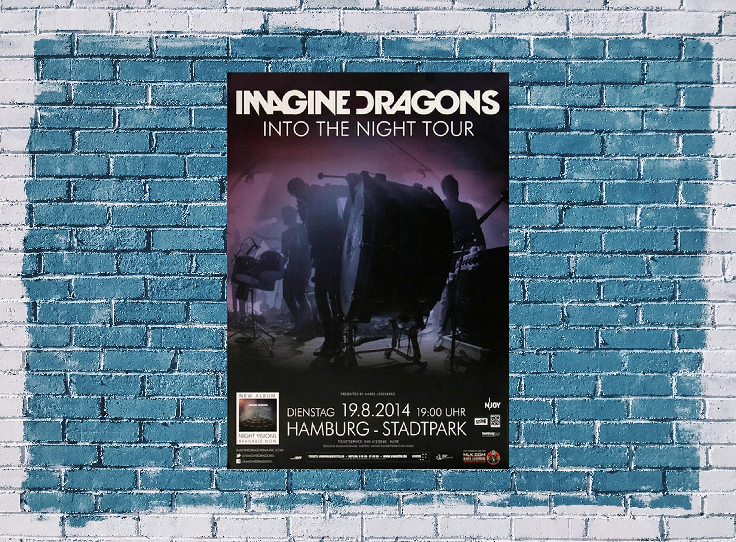 Imagine Dragons Into The Night Tour Poster