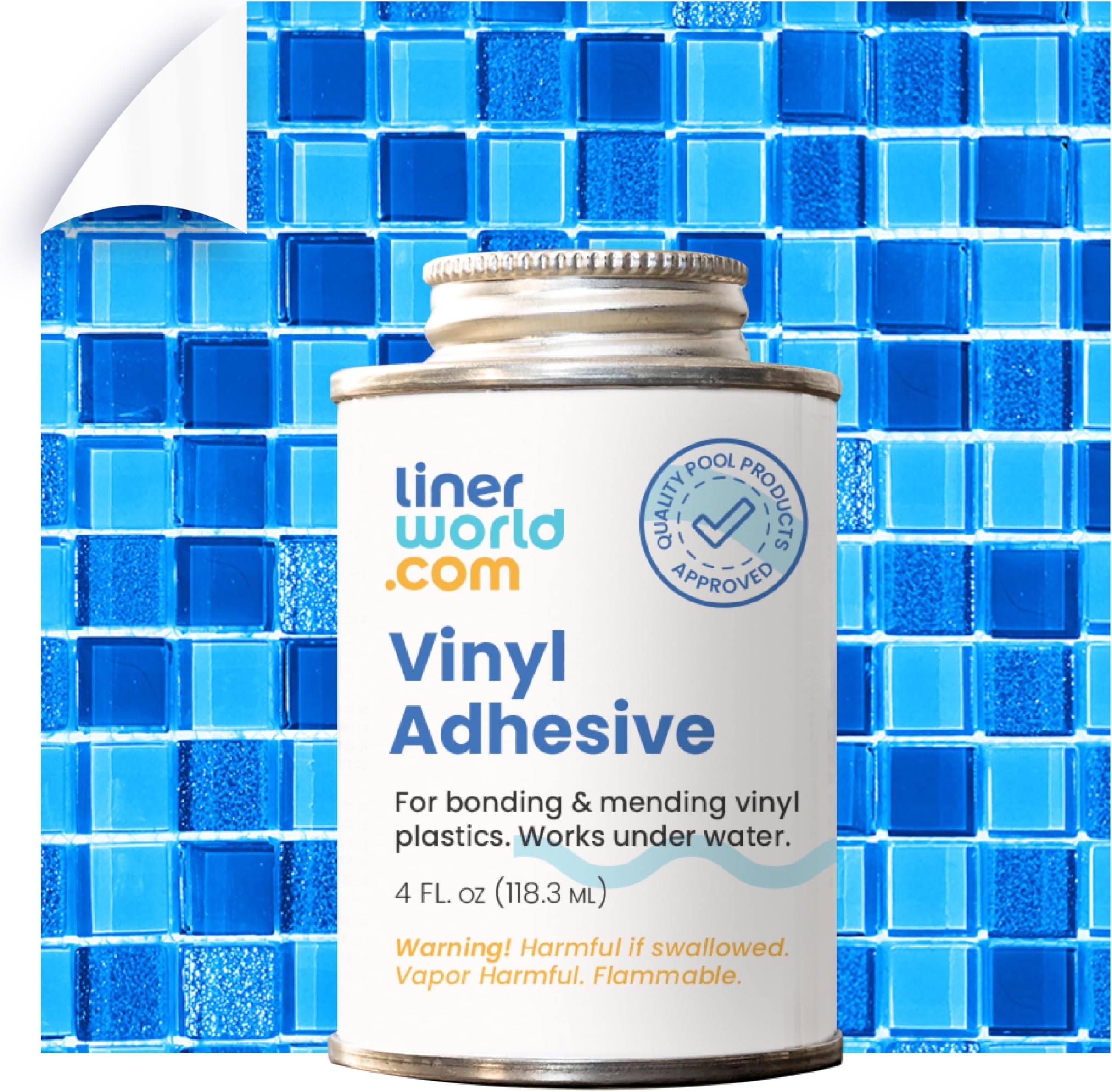 Amazon.com : Swimming Pool Liner Patch Repair Kit with Extra Large 2'x2 ...