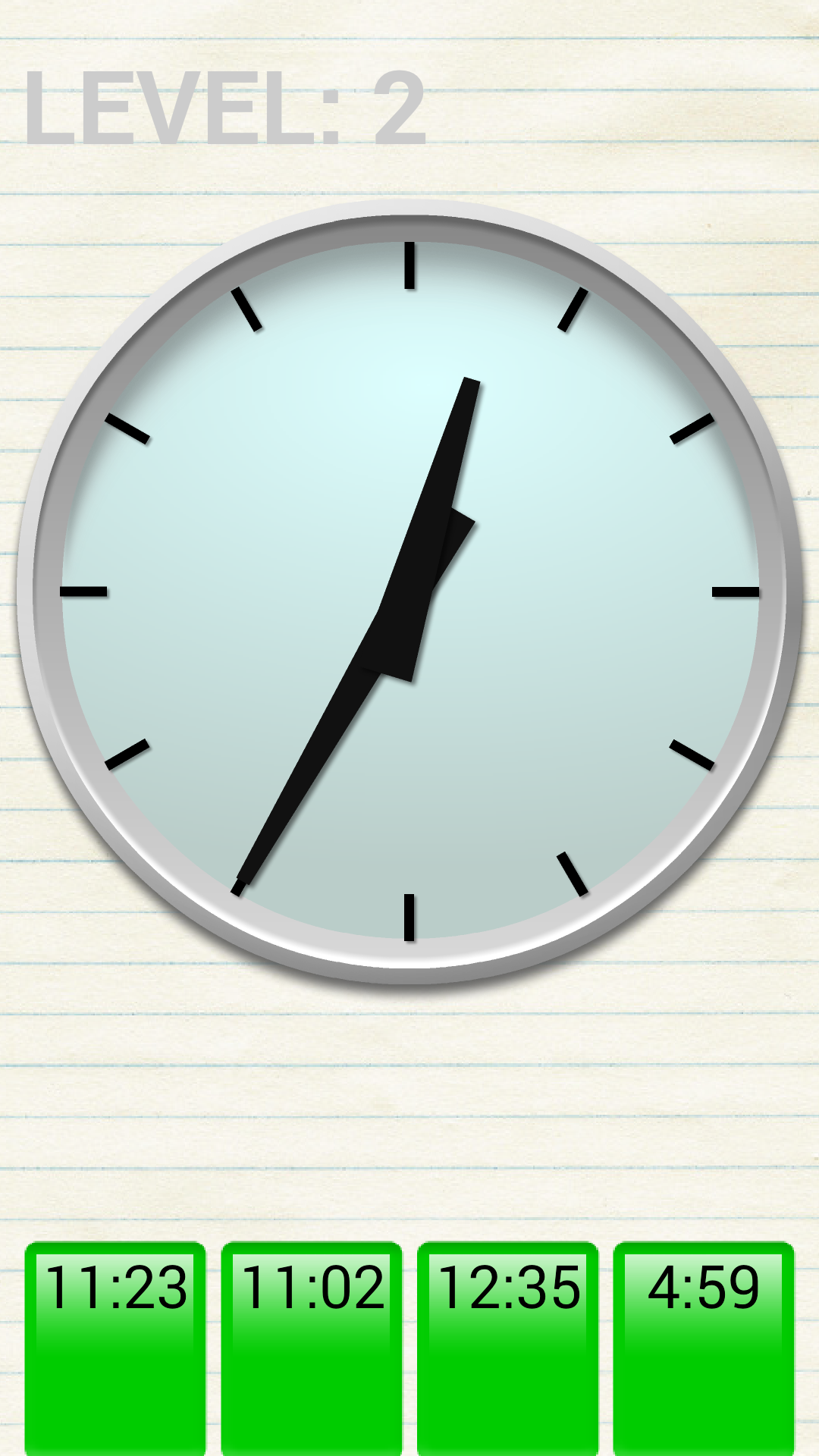 Clock Time Quiz - App on the Amazon Appstore
