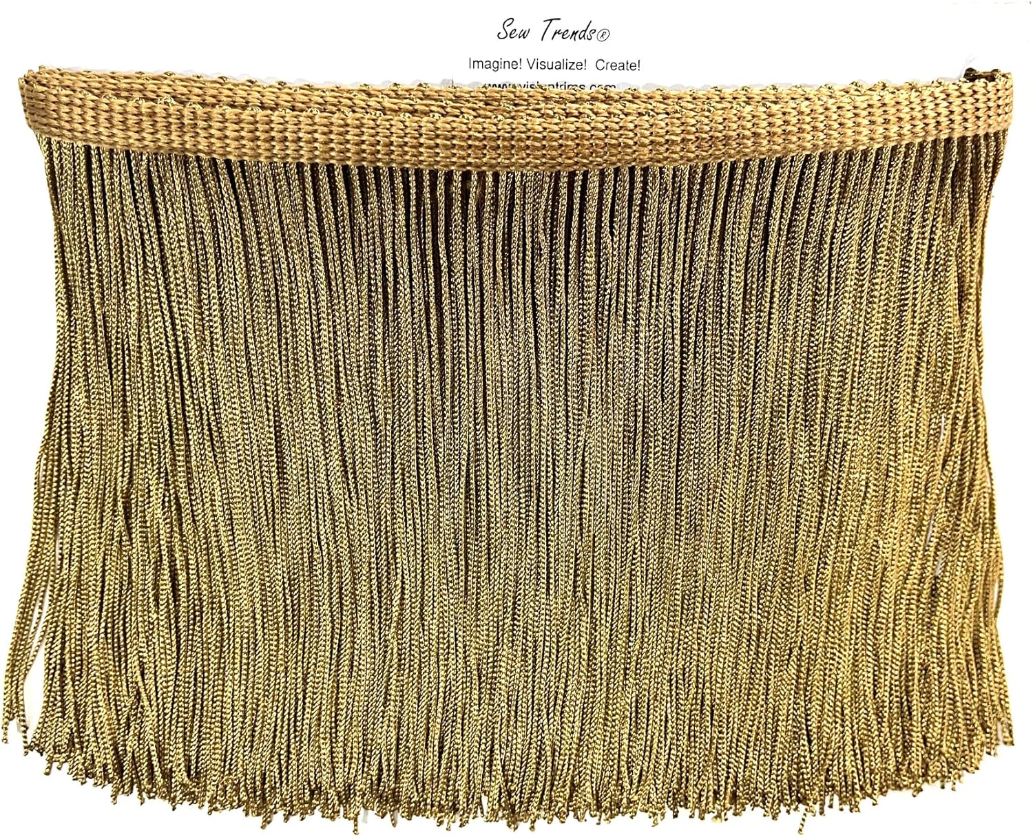 Amazon.com: SEW TRENDS 5 Yards of 6" Long Chainette Fringe Thread Yarn ...