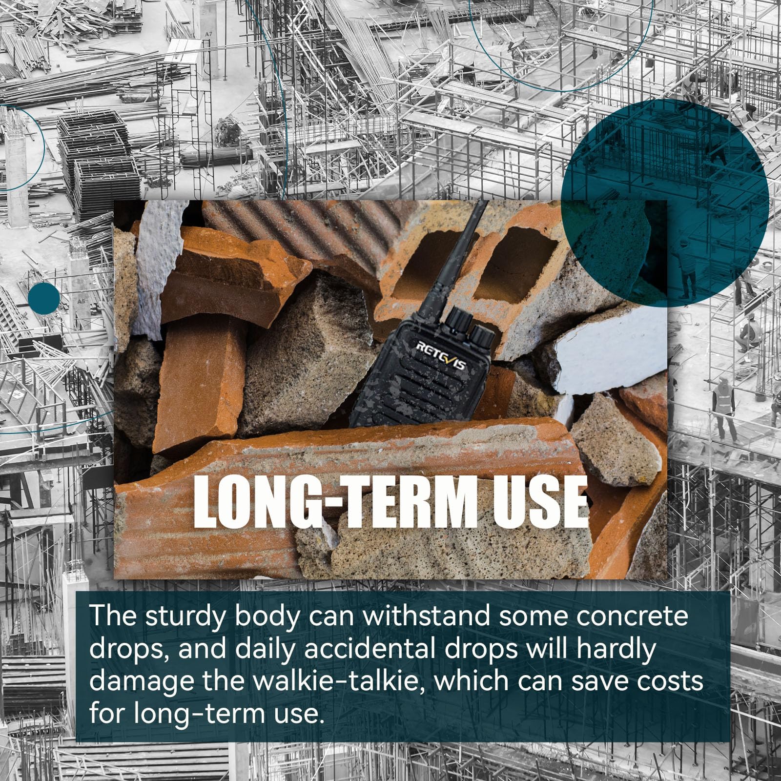 Snapklik.com : Retevis RT1 Two Way Radios For Adults Long Range ...