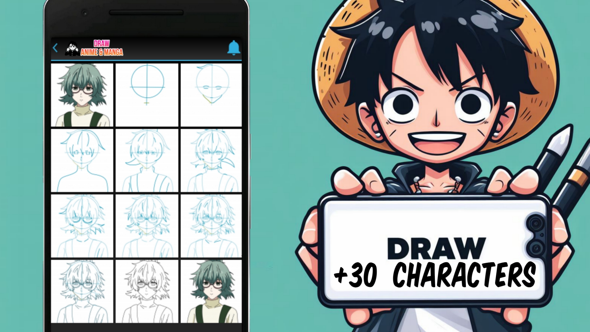 Draw Anime & Manga - Master the Art of Drawing Famous Shonen Characters ...