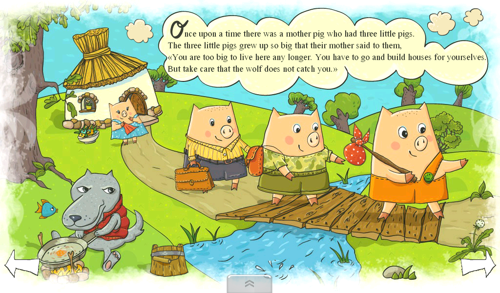 Three Little Pigs - Interactive Story - App on the Amazon Appstore