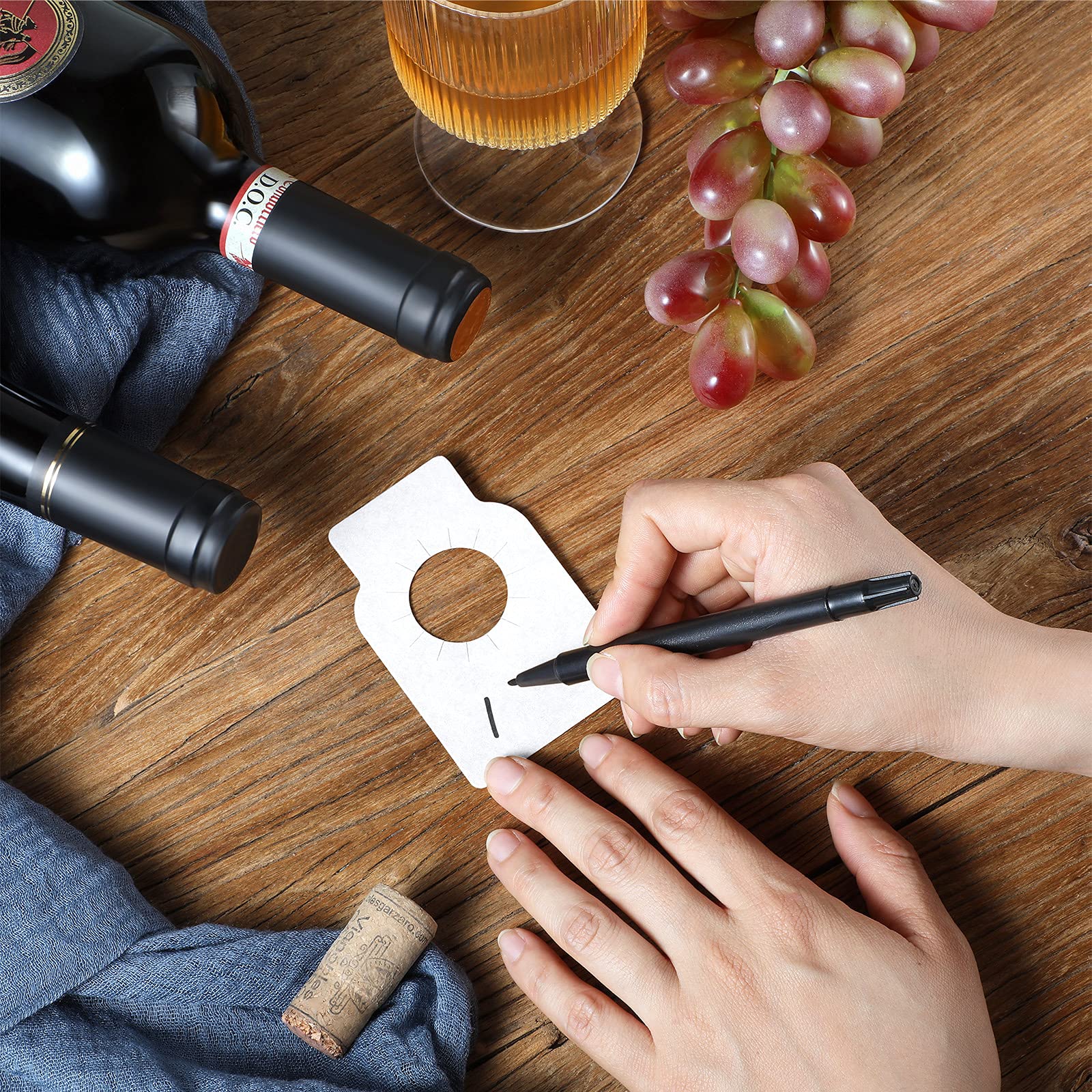 Wine Bottle Hang Tags Custom Wine Bottle Hang Tags | Blue Label