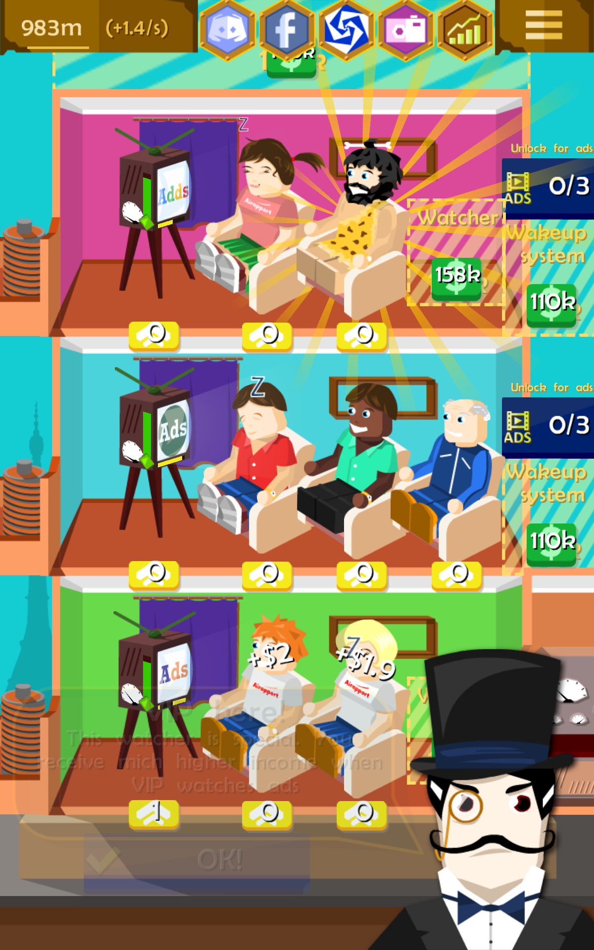 Ads Factory - Satirical Idle Tycoon Clicker Game:Amazon.com:Appstore ...