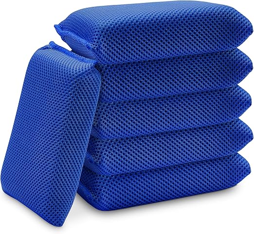 Relentless Drive Microfiber Bug Sponge (6 Pack) – Large Car Sponge for ...
