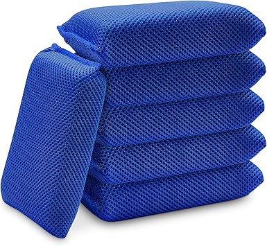 Relentless Drive Microfiber Bug Sponge (6 Pack) – Large Car Sponge for ...
