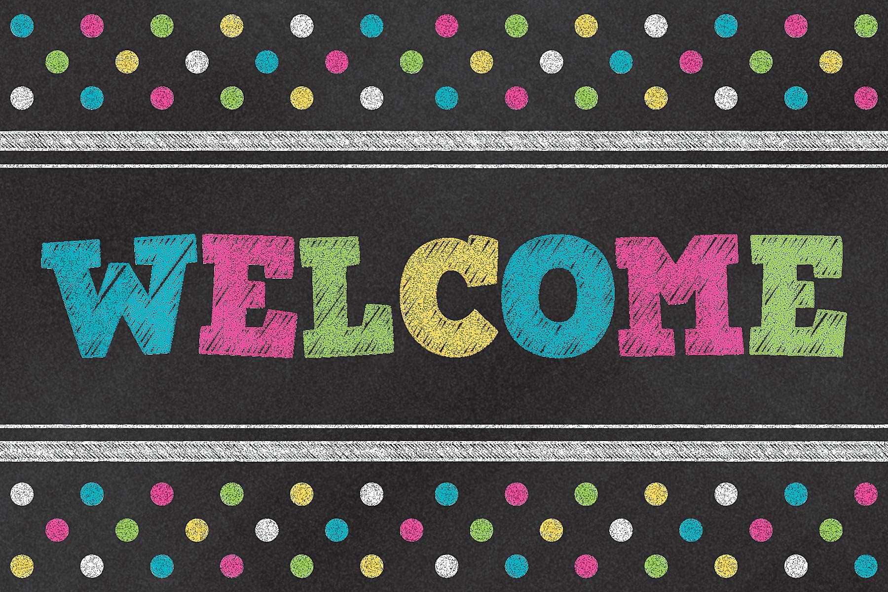 Amazon.com : Teacher Created Resources® Chalkboard Brights Welcome ...