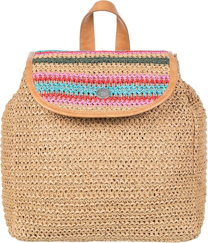 Amazon.com | Roxy Coco Pearl Backpack | Straw | Beach | Vacation ...
