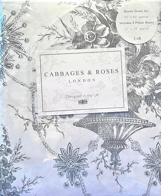 Amazon.com: Cabbages & Roses of London Luxurious Home Collection 100% ...