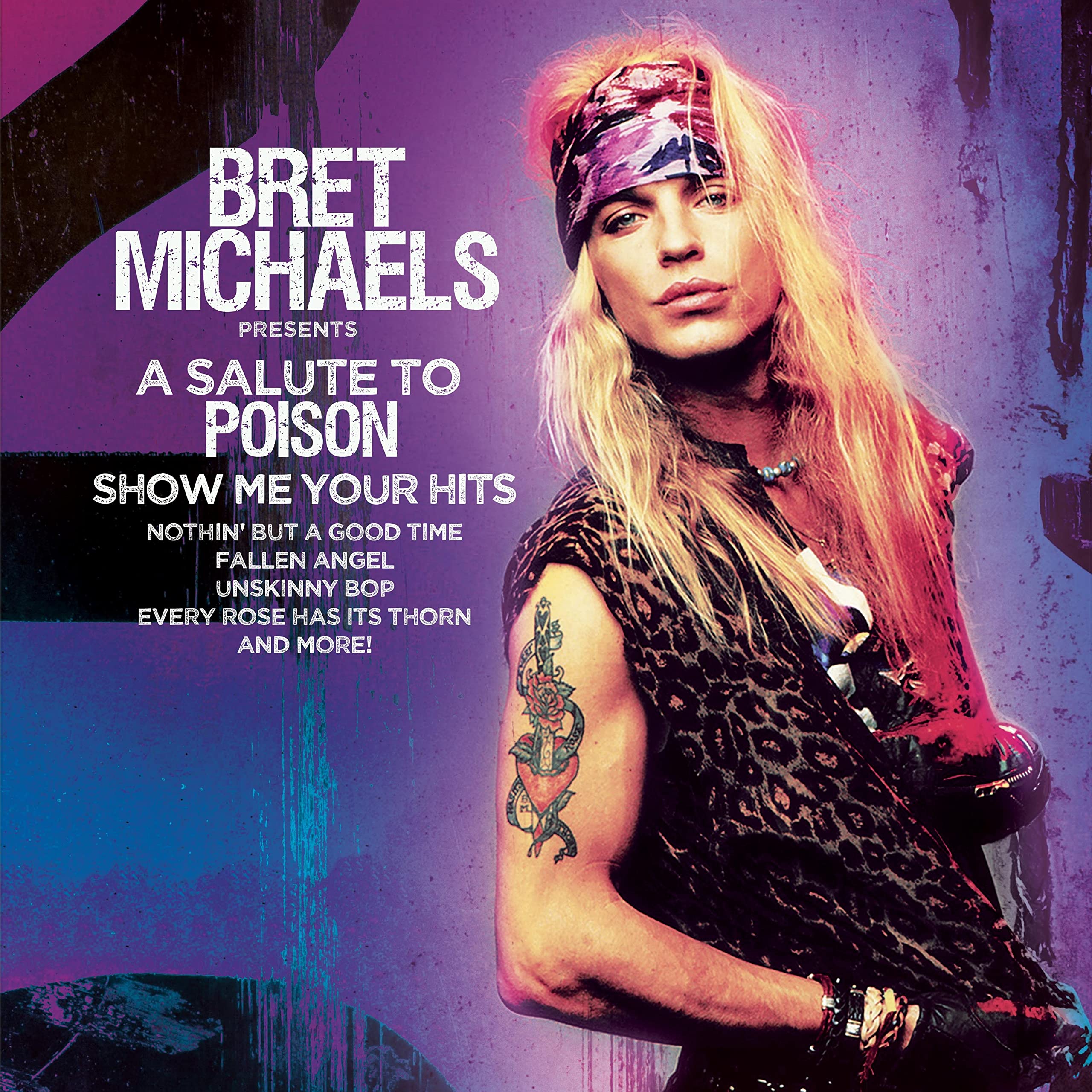 Amazon.com: A Salute To Poison - Show Me Your Hits - PURPLE/BLACK ...