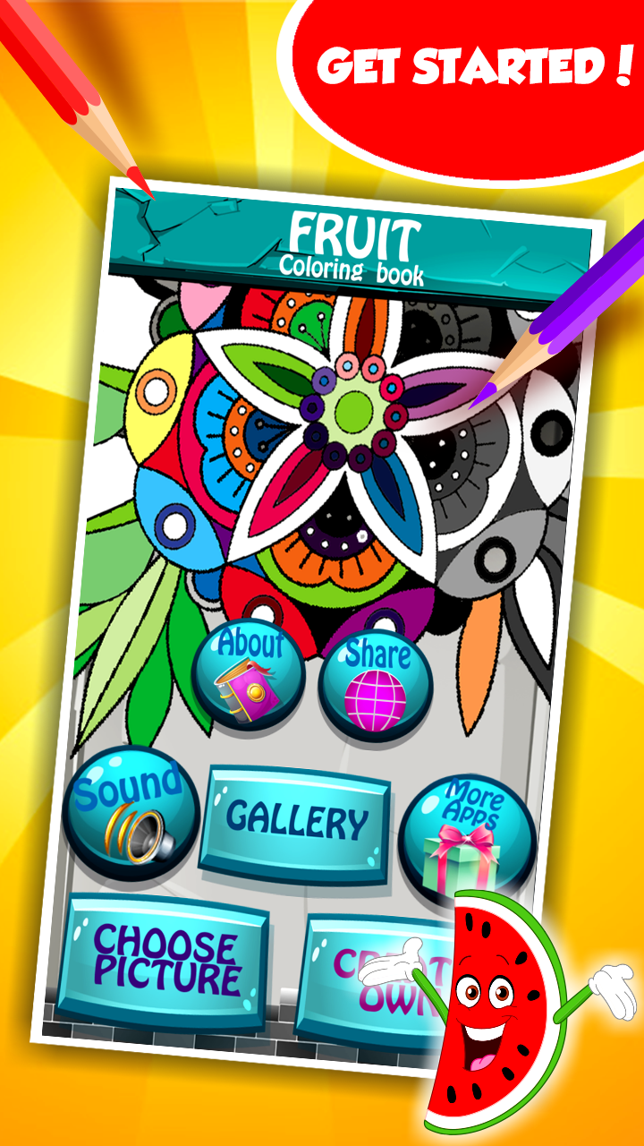 Fruit Coloring Book - App on Amazon Appstore