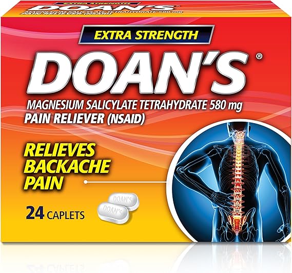Amazon.com: Doans Extra Strength Pain Reliever Caplets, 24 Count