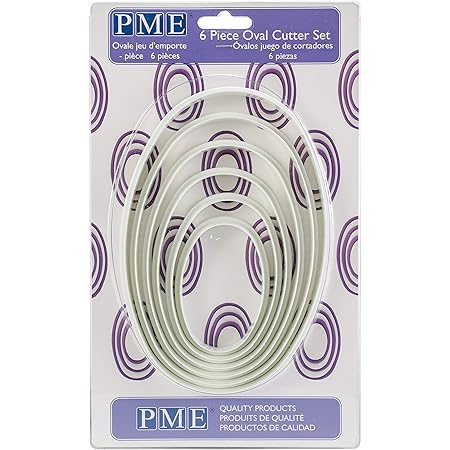 Amazon.com: Ateco Rectangle Pastry Fluted Round Cutters in Graduated ...