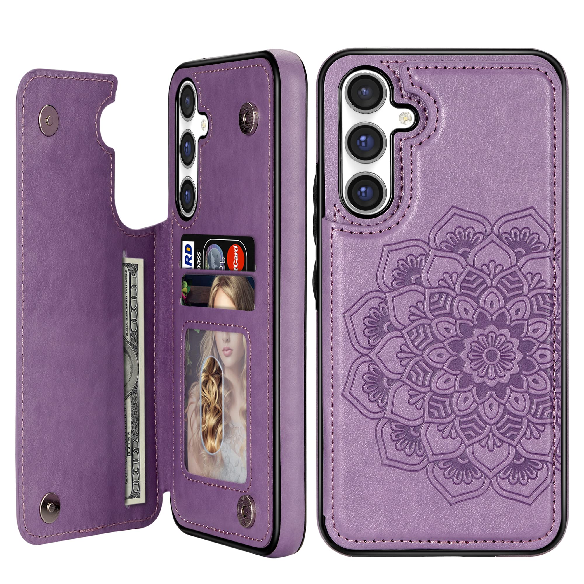 Amazon.com: YWKJ Compatible with Samsung Galaxy A54 5G Case Wallet with ...
