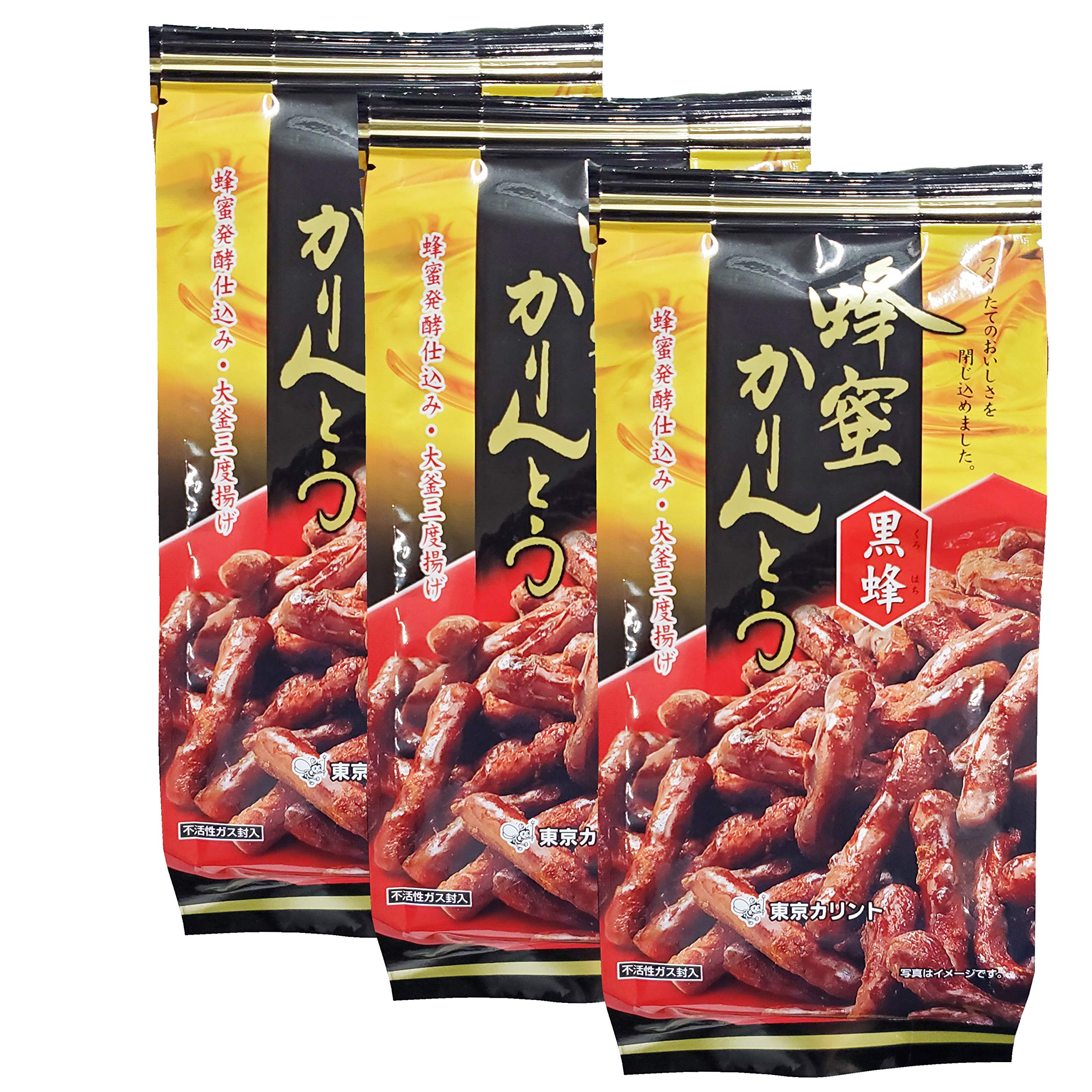 Amazon.com: Hachimitsu Kuromitsu Tokyo Karinto (3 Pack Total of 11.61 ...