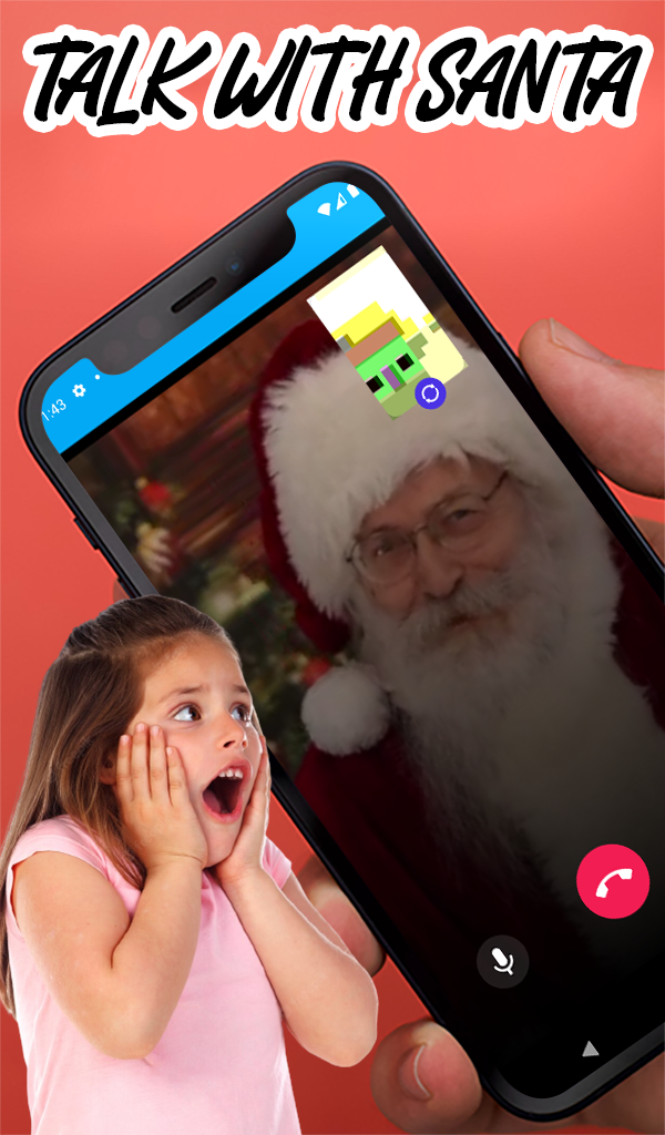 Instant call from Santa Claus - Audio and Video Call & chat Simulator ...