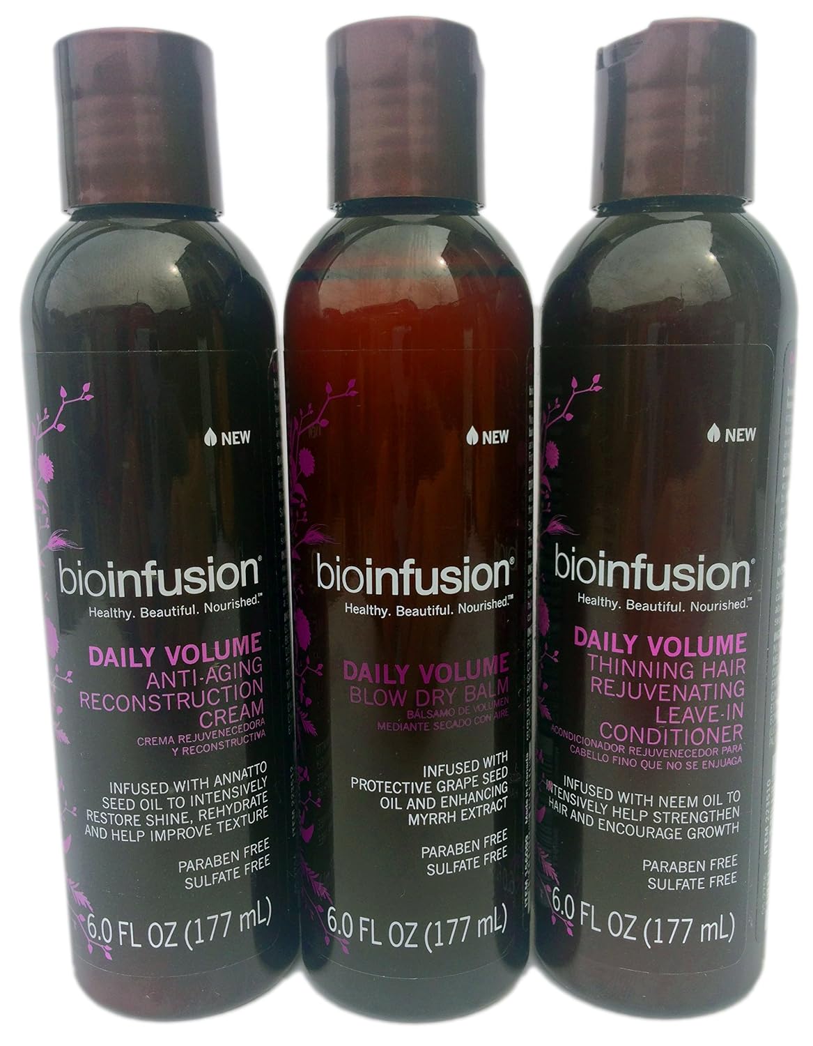 Amazon.com: BioInfusion Daily Volume Conditioning Bundle : Beauty ...