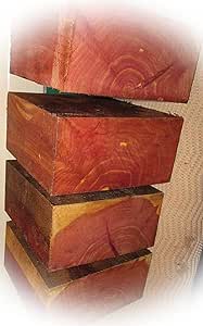 Amazon.com: New Four Eastern RED Cedar Bowl Blanks Lumber Lathe Wood ...