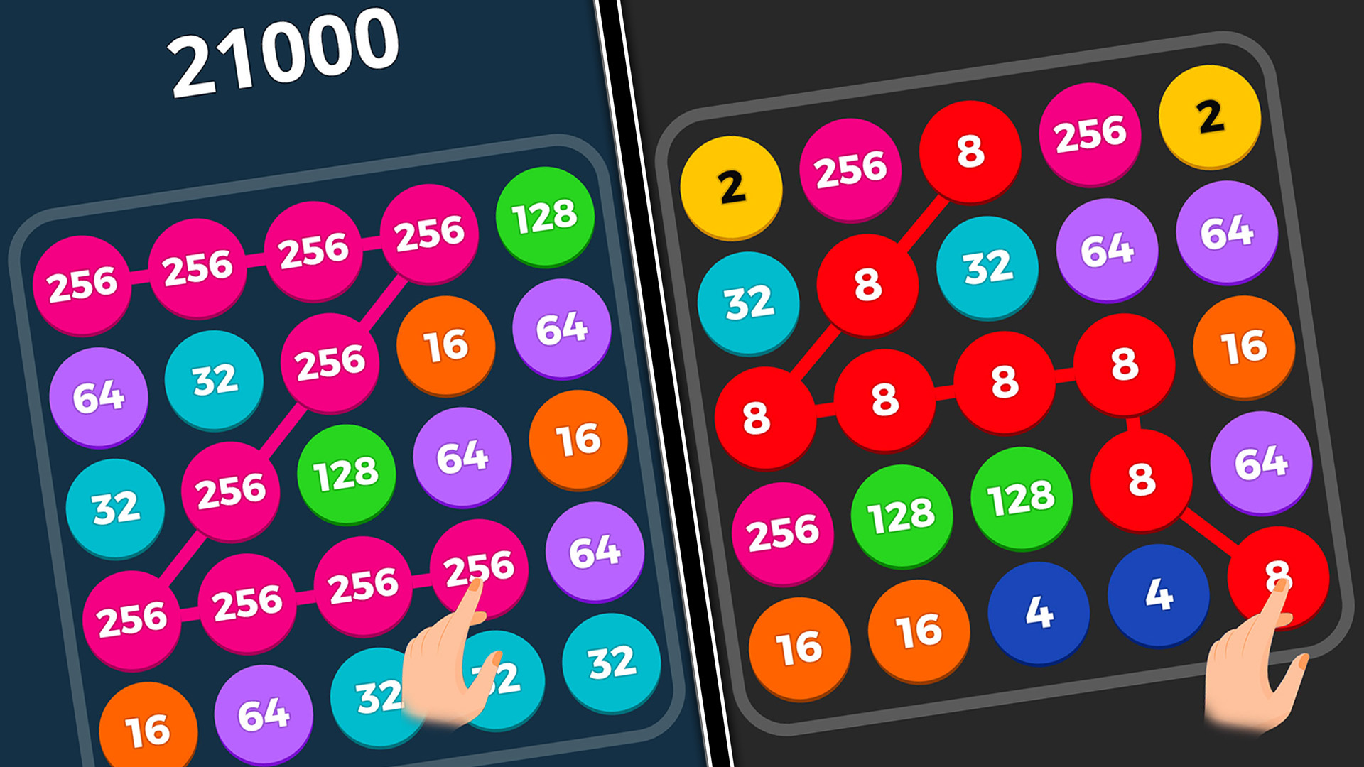 2248 Puzzle Merge Blocks: 2048 Number Match, Logic Merge & Brain Teaser ...