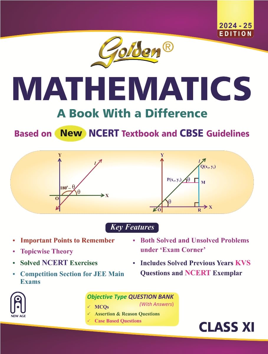 Golden Mathematics Class 11 : Based on CBSE Guidelines & NEW NCERT ...