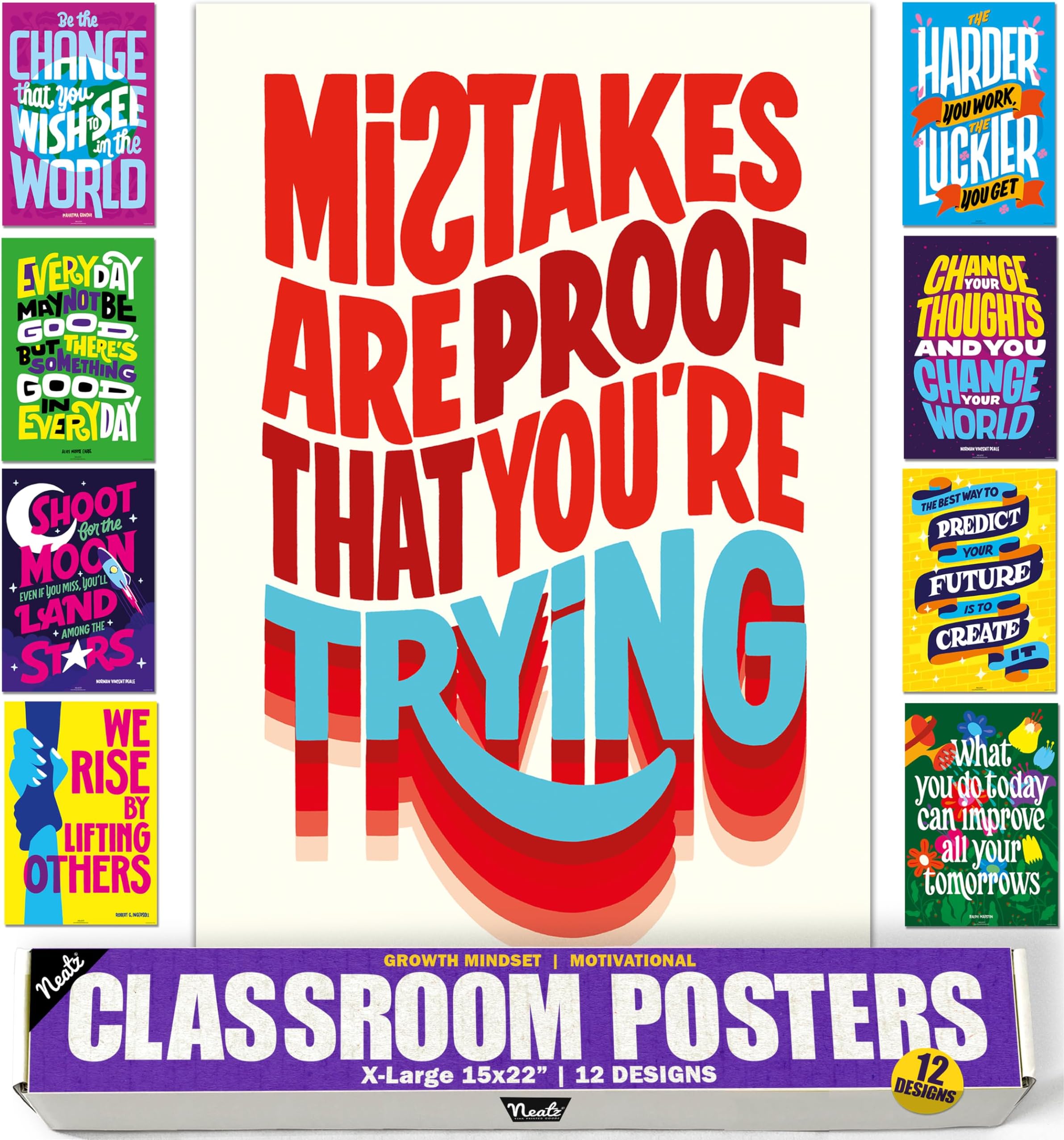 Amazon.com: JSC374 Its Okay to Not Know Classroom Poster | Motivational ...