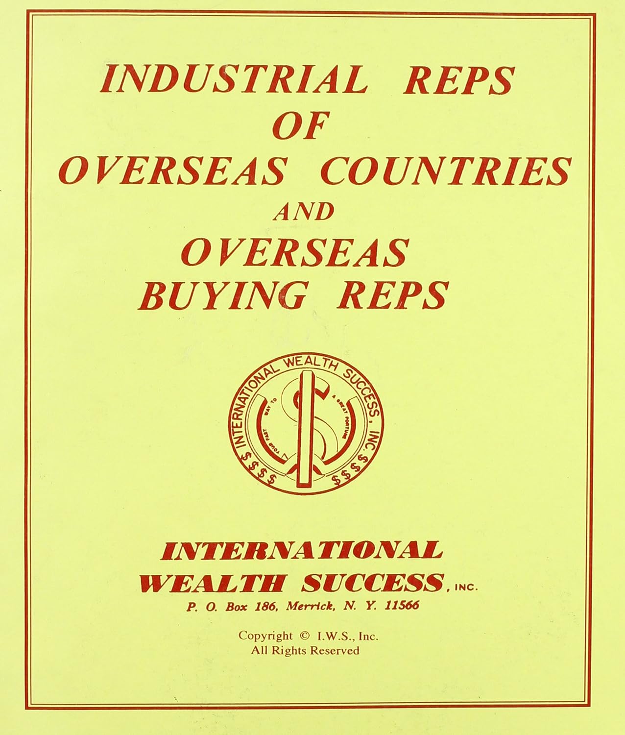 Amazon | Industrial Reps of Overseas Countries and Overseas Buying Reps ...