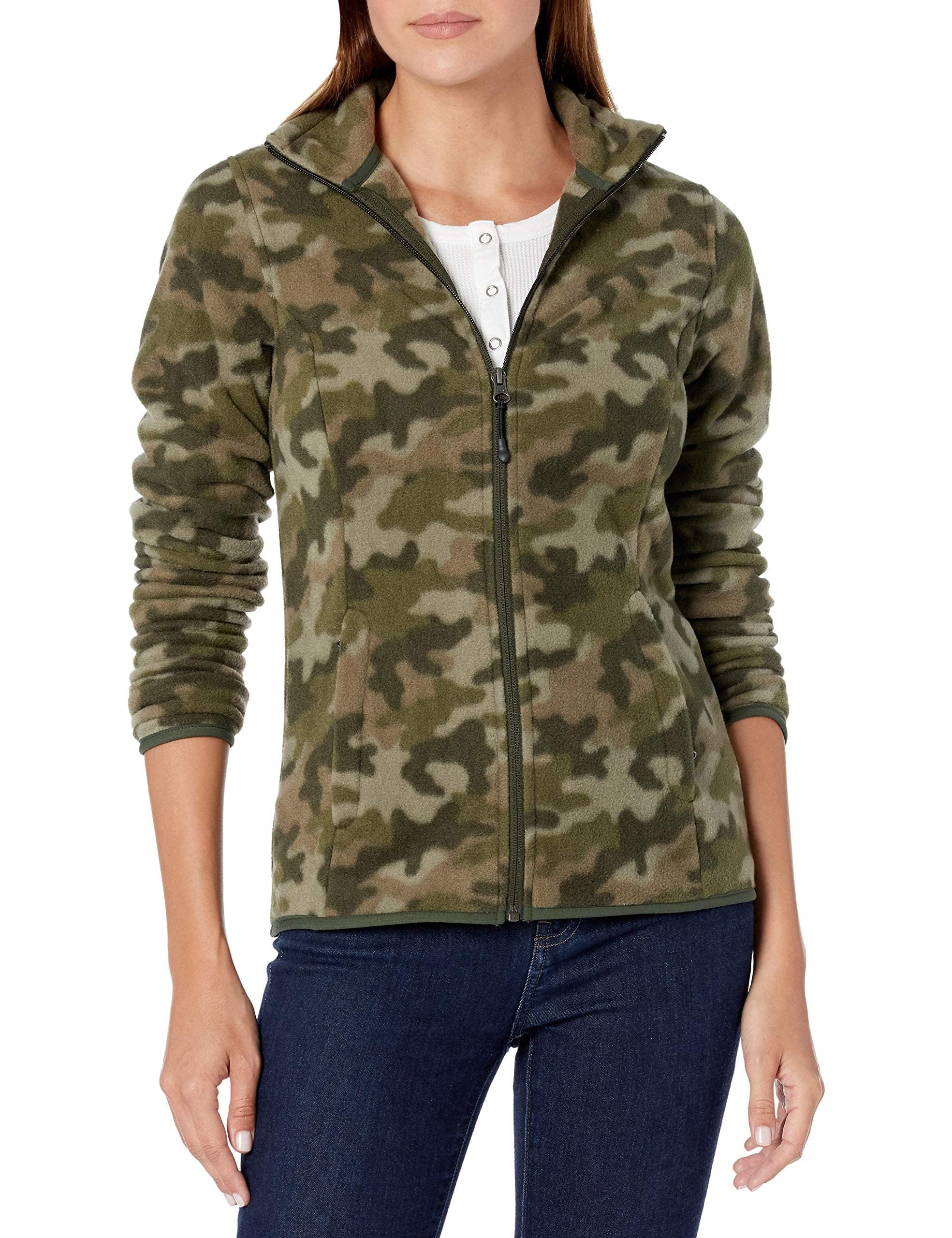Amazon.com: Amazon Essentials Women's Classic-Fit Full-Zip Polar Soft ...