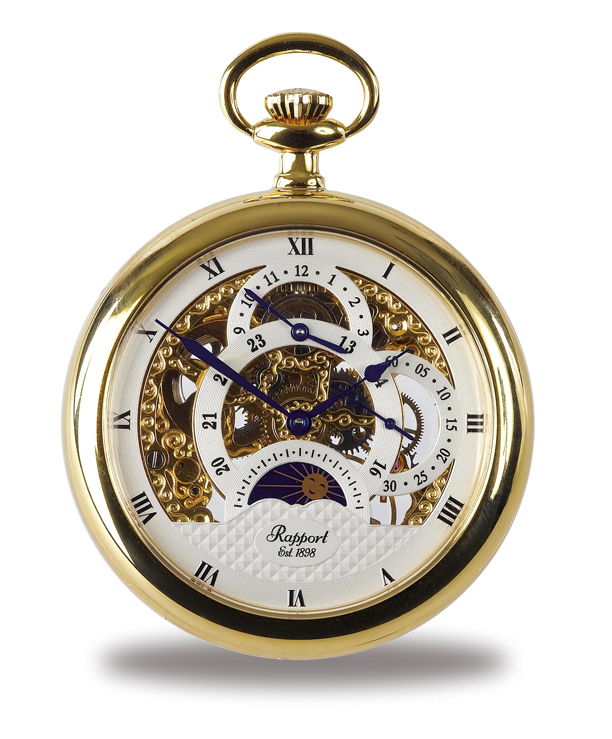 Open Pocket Watch Outline