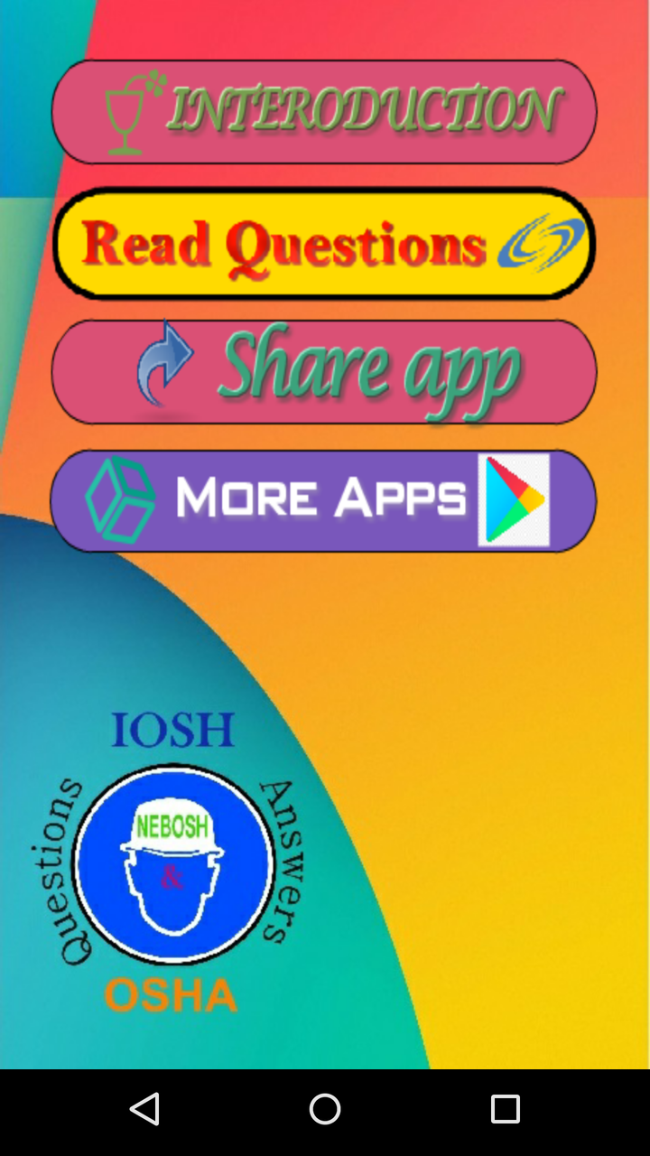 Safety IOSH-NEBOSH-OSHA Questions and Answers - App on the Amazon Appstore