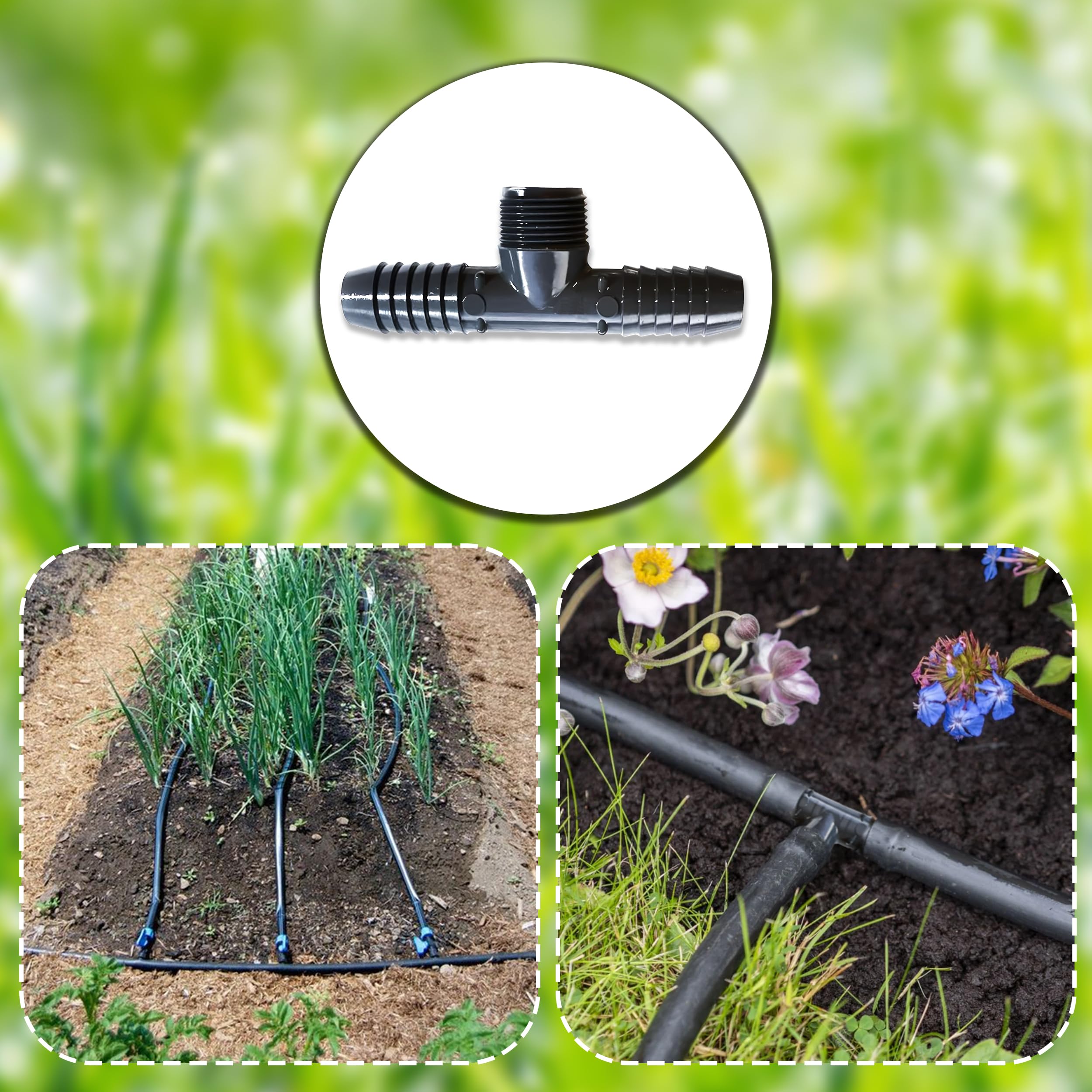 Snapklik.com : PVC Barbed Tee Fitting - 3/4 PVC Tee Barb Fitting - 3/4 ...