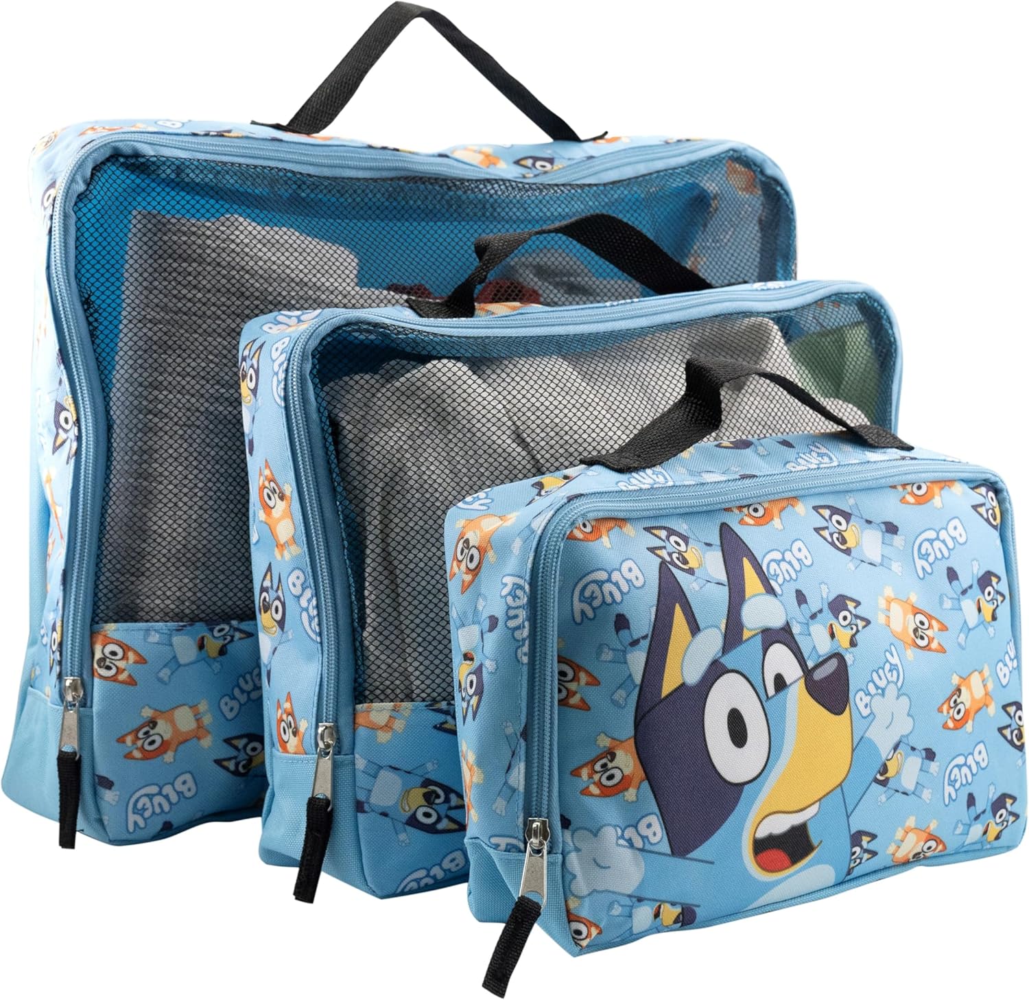 Amazon.com: Bluey Packing Cubes for Travel | Bluey and Bingo Travel ...