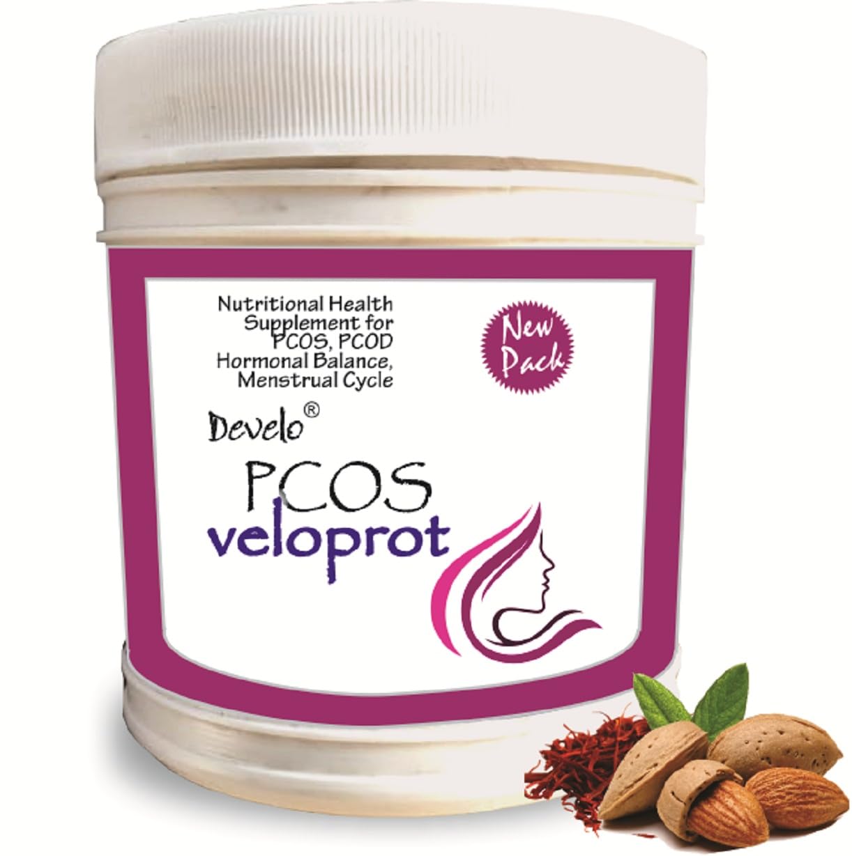 Buy Develo PCOS PCOD Supplement for Women with Myo, D Chiro Inositol ...