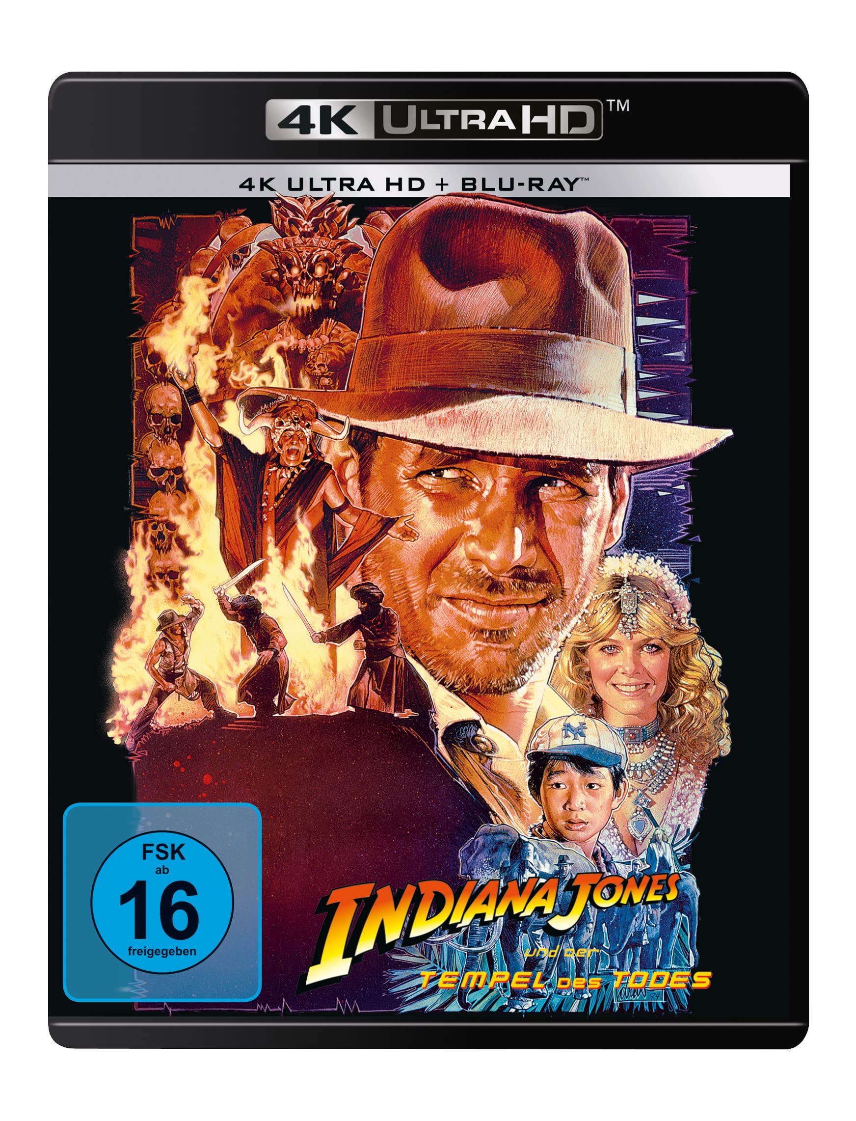 Indiana Jones und der Tempel des Todes (+ Blu-ray): Amazon.it: Ford ...
