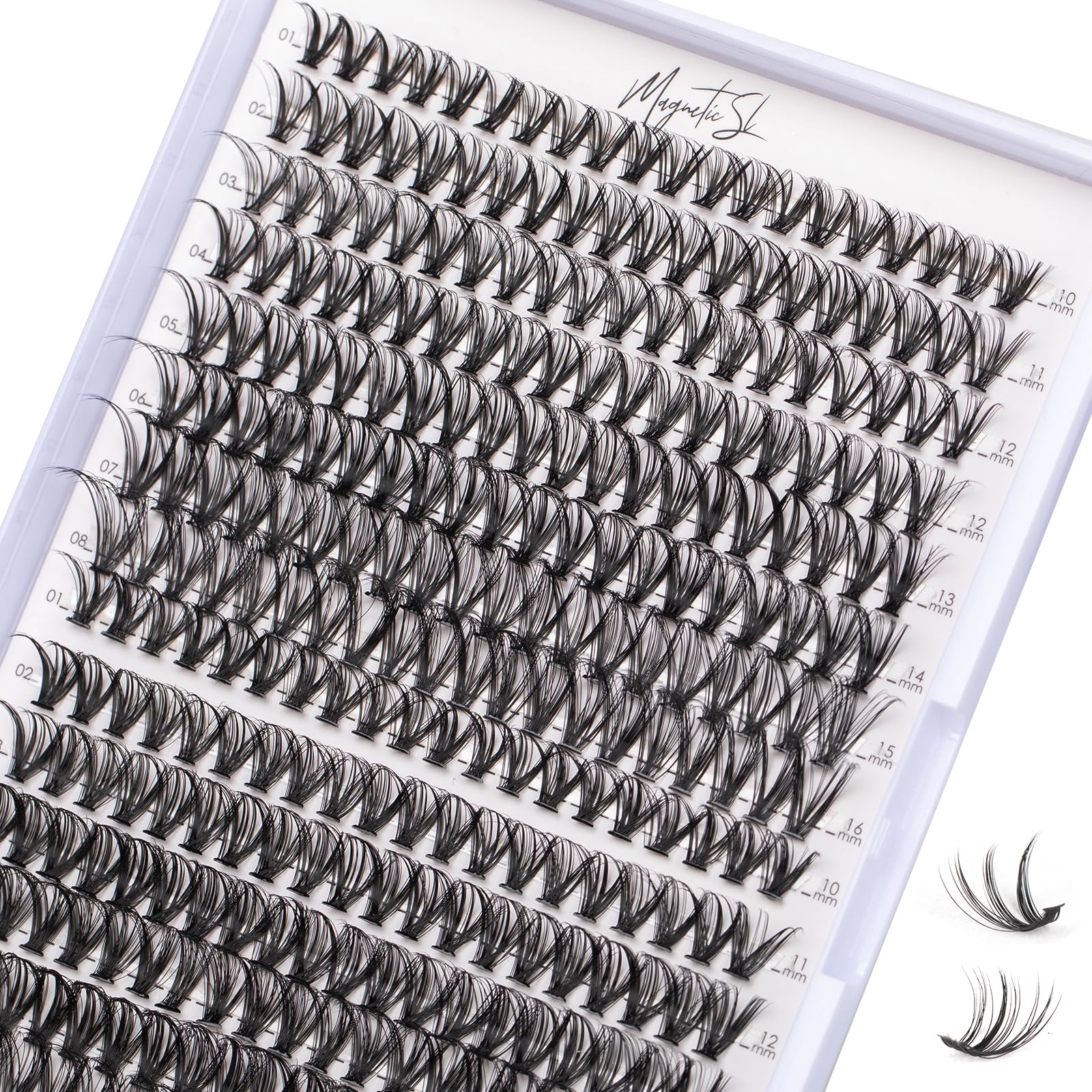 Amazon.com: Lash Clusters 320pcs Individual Lashes 30D&40D DIY Lash ...